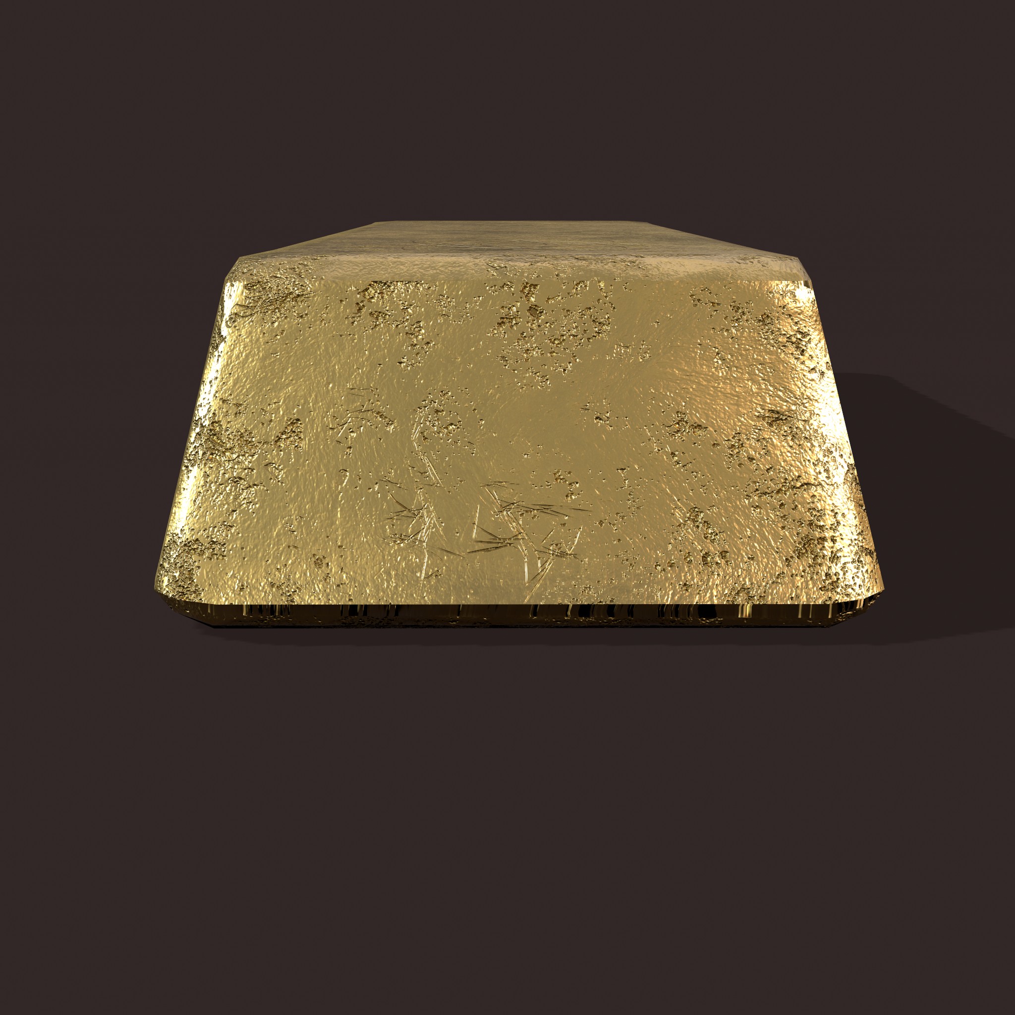 Gold Ingot Large - 3D Model by Get Dead Entertainment