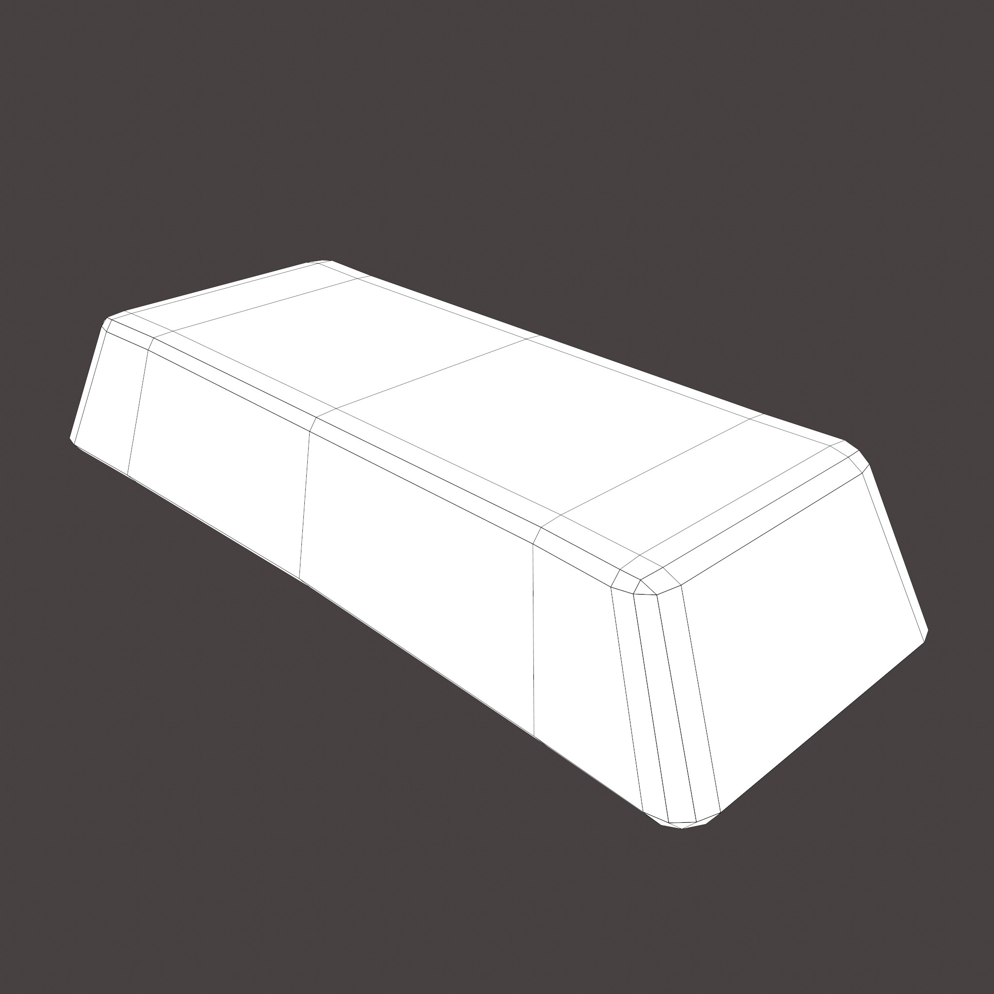 Gold Ingot Large - 3D Model by Get Dead Entertainment