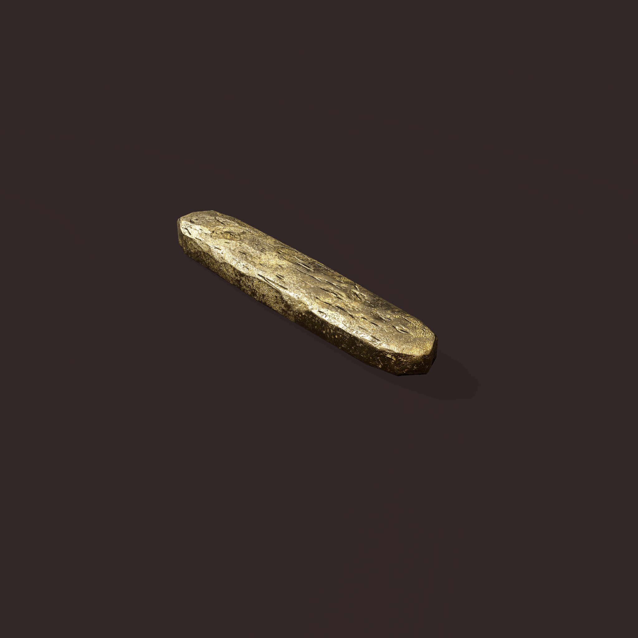 Gold Ingot Medium - 3D Model by Get Dead Entertainment