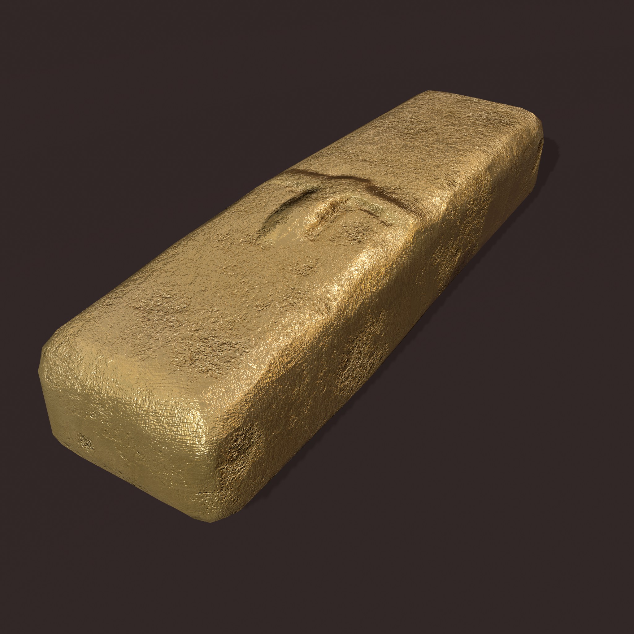 Gold Ingot Small - 3D Model by Get Dead Entertainment