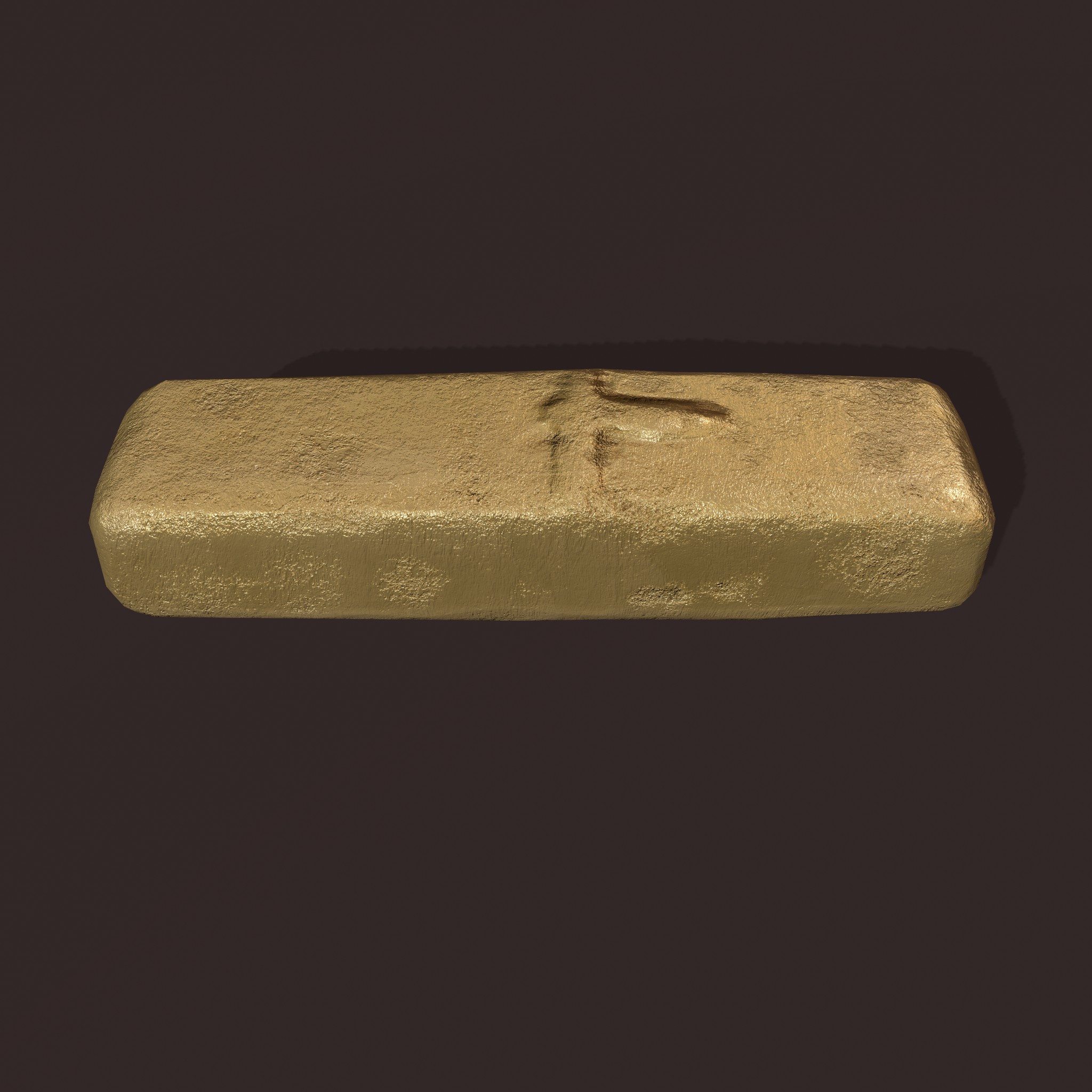 Gold Ingot Small - 3D Model by Get Dead Entertainment