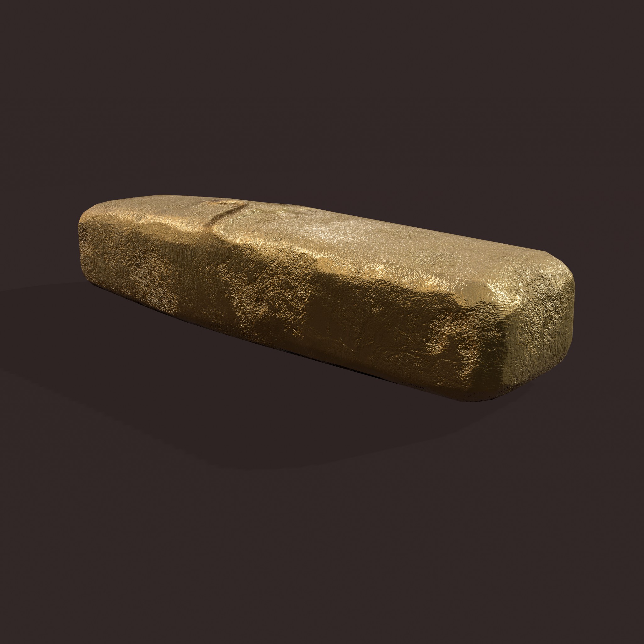 Gold Ingot Small - 3D Model by Get Dead Entertainment