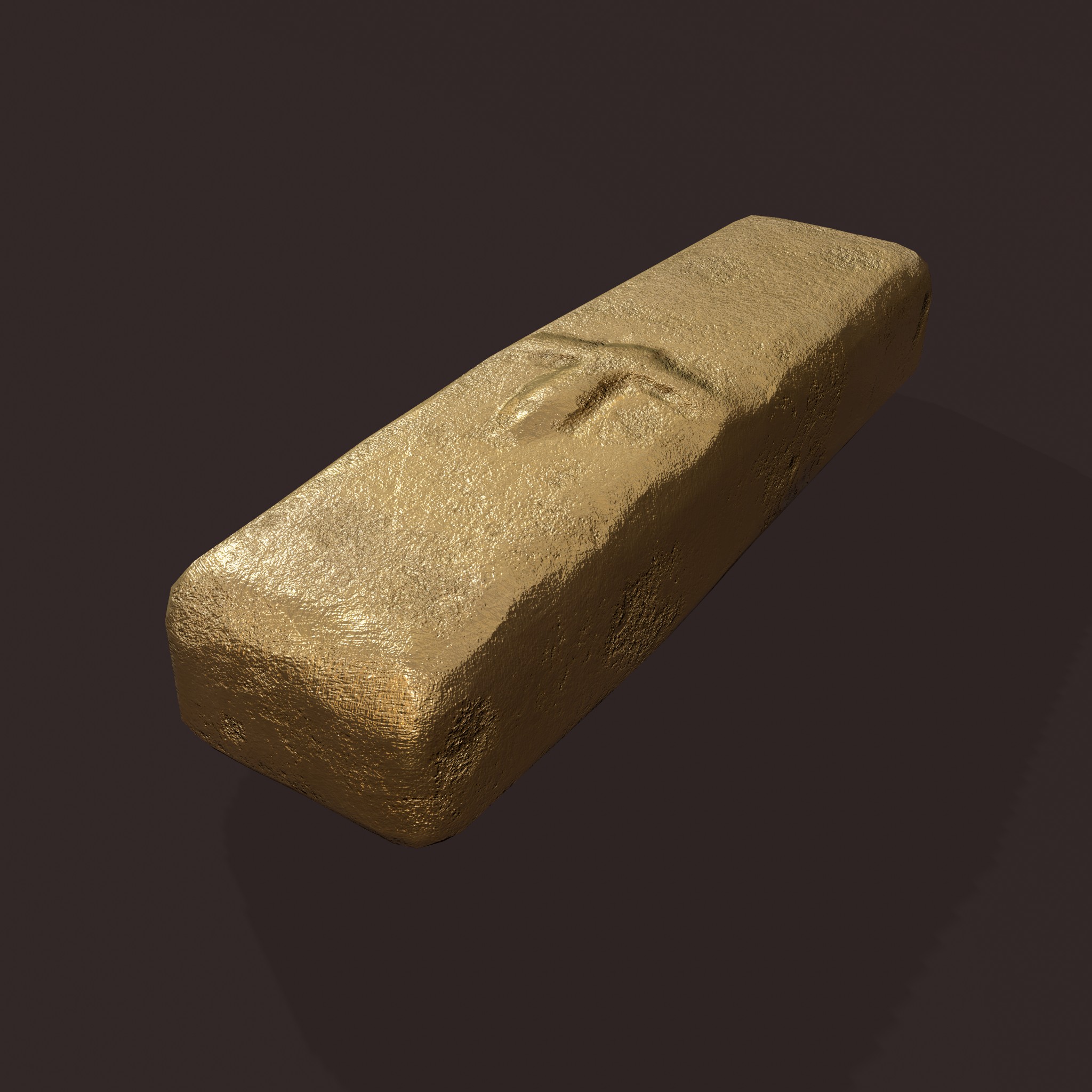 Gold Ingot Small - 3D Model by Get Dead Entertainment
