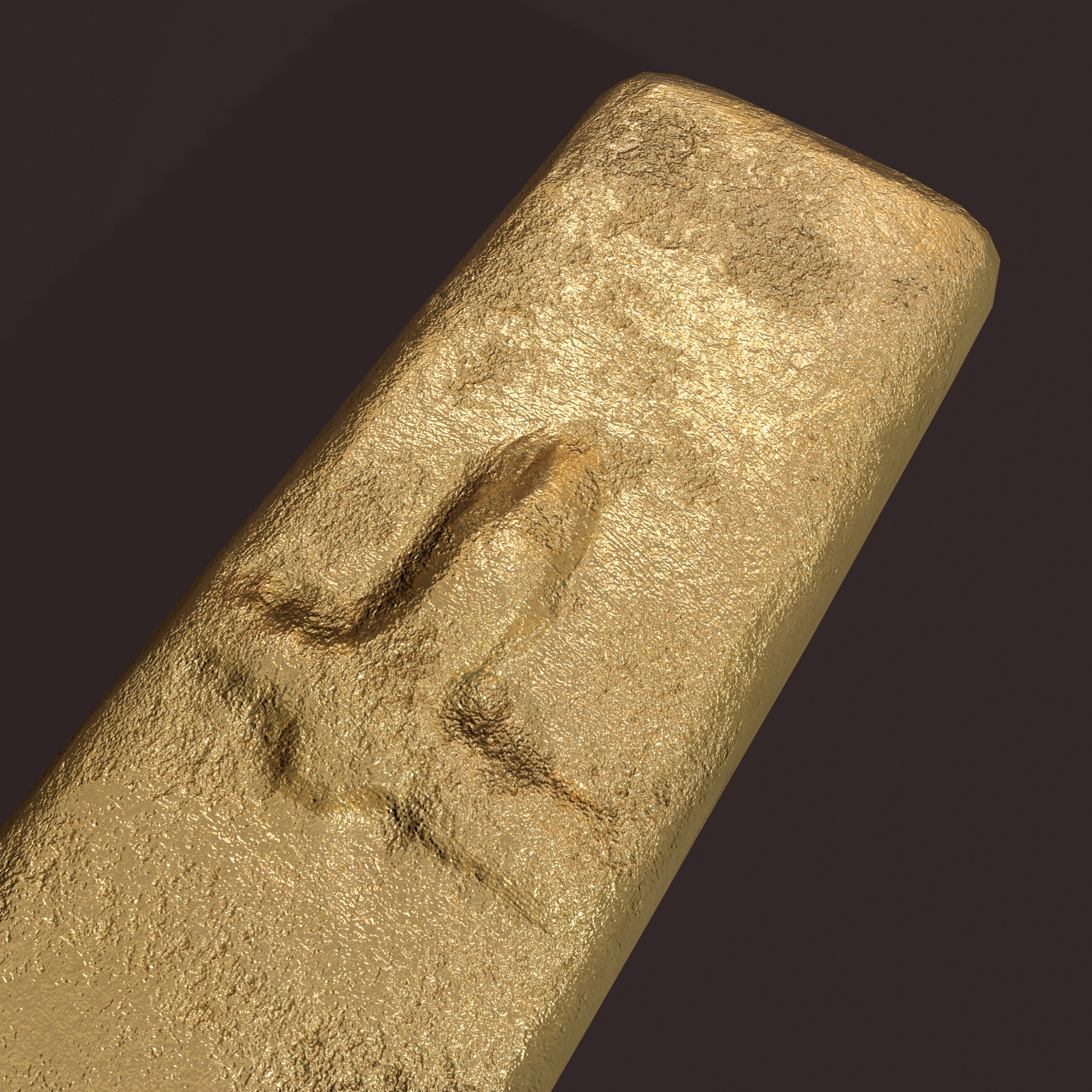 Gold Ingot Small - 3D Model by Get Dead Entertainment