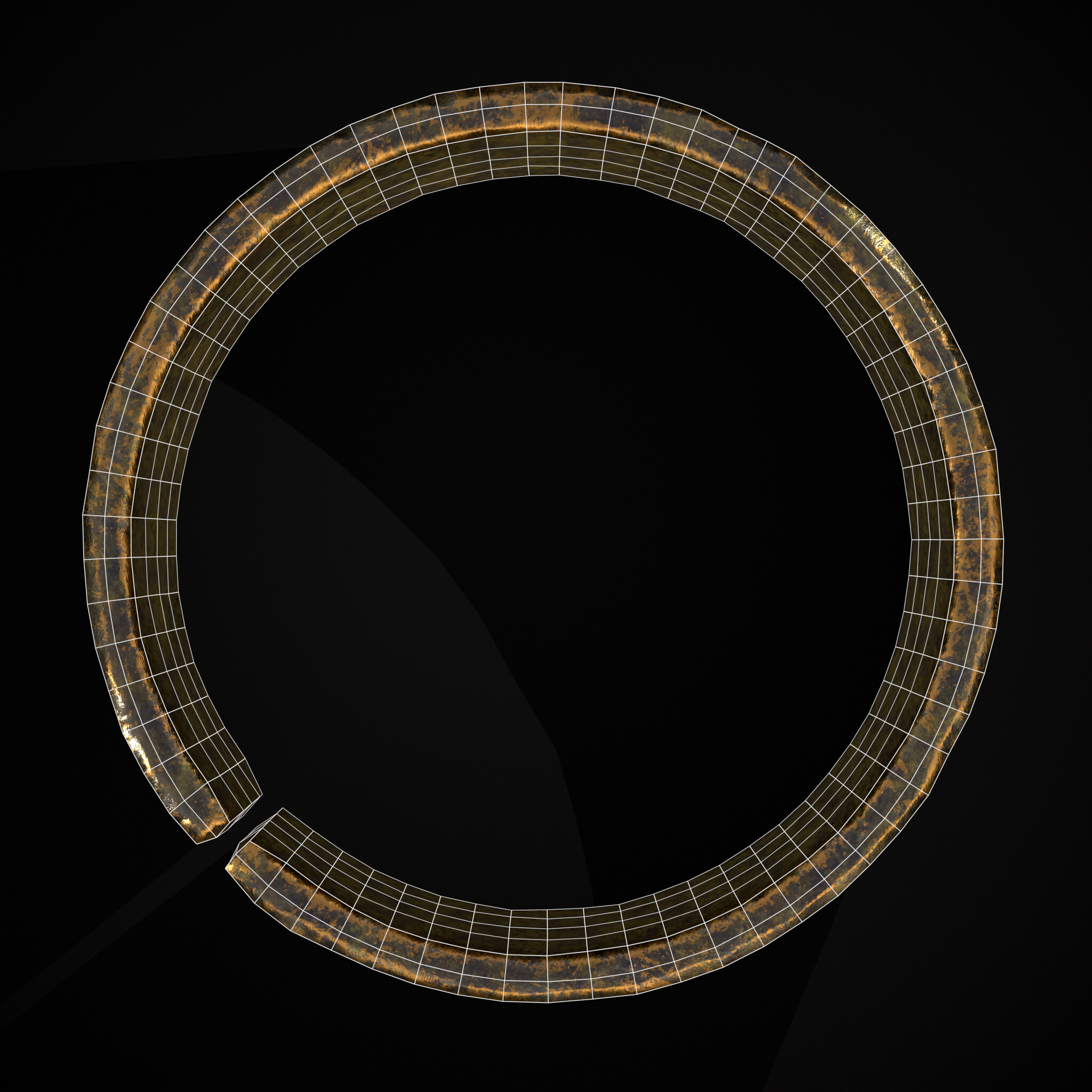 Gold Viking Rune Ring - 3D Model by Get Dead Entertainment