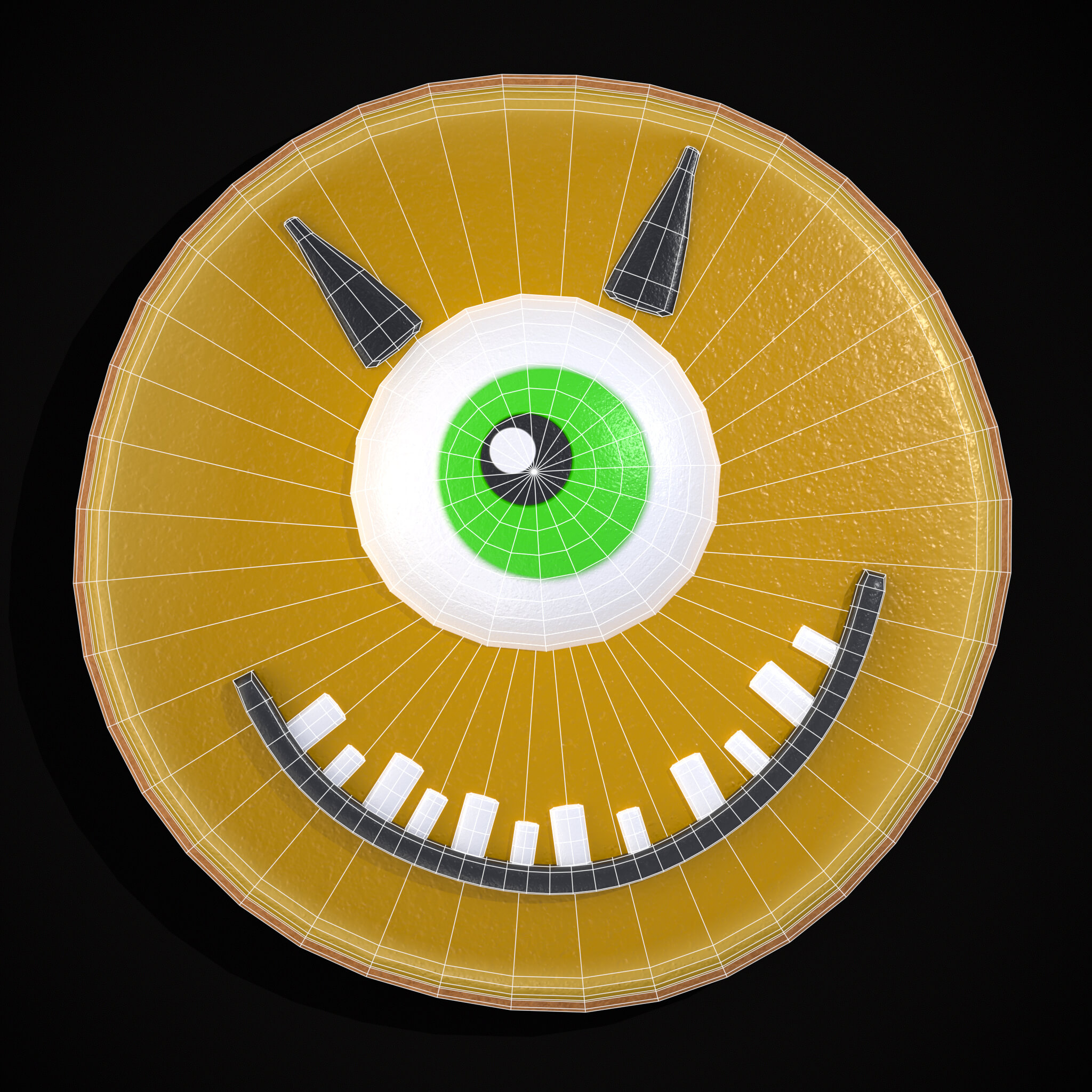 Goofy Circle Monster Cookies - Free 3D Model by Get Dead Entertainment