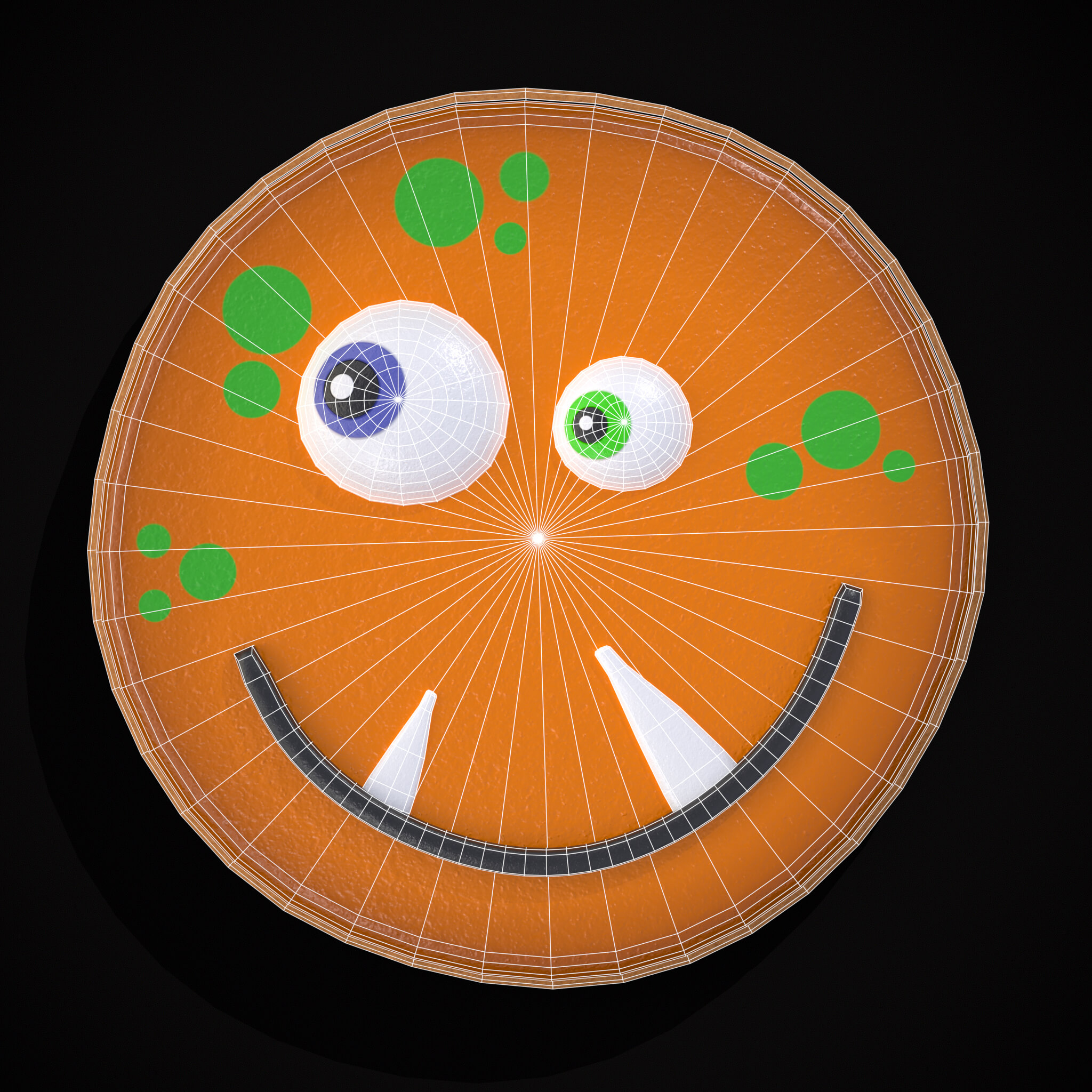 Goofy Circle Monster Cookies - Free 3D Model by Get Dead Entertainment