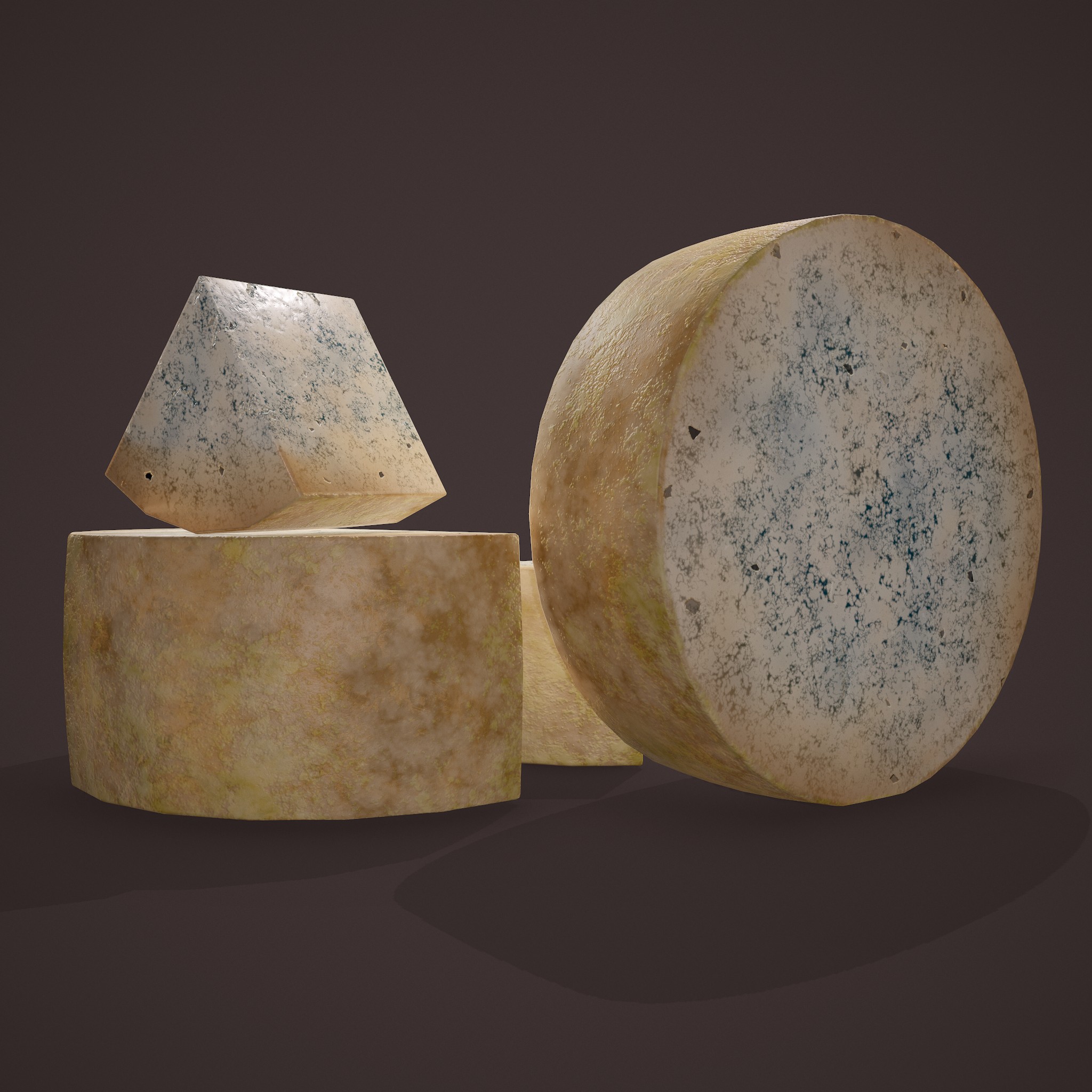 Gorgonzola Cheeses - 3D Model by Get Dead Entertainment