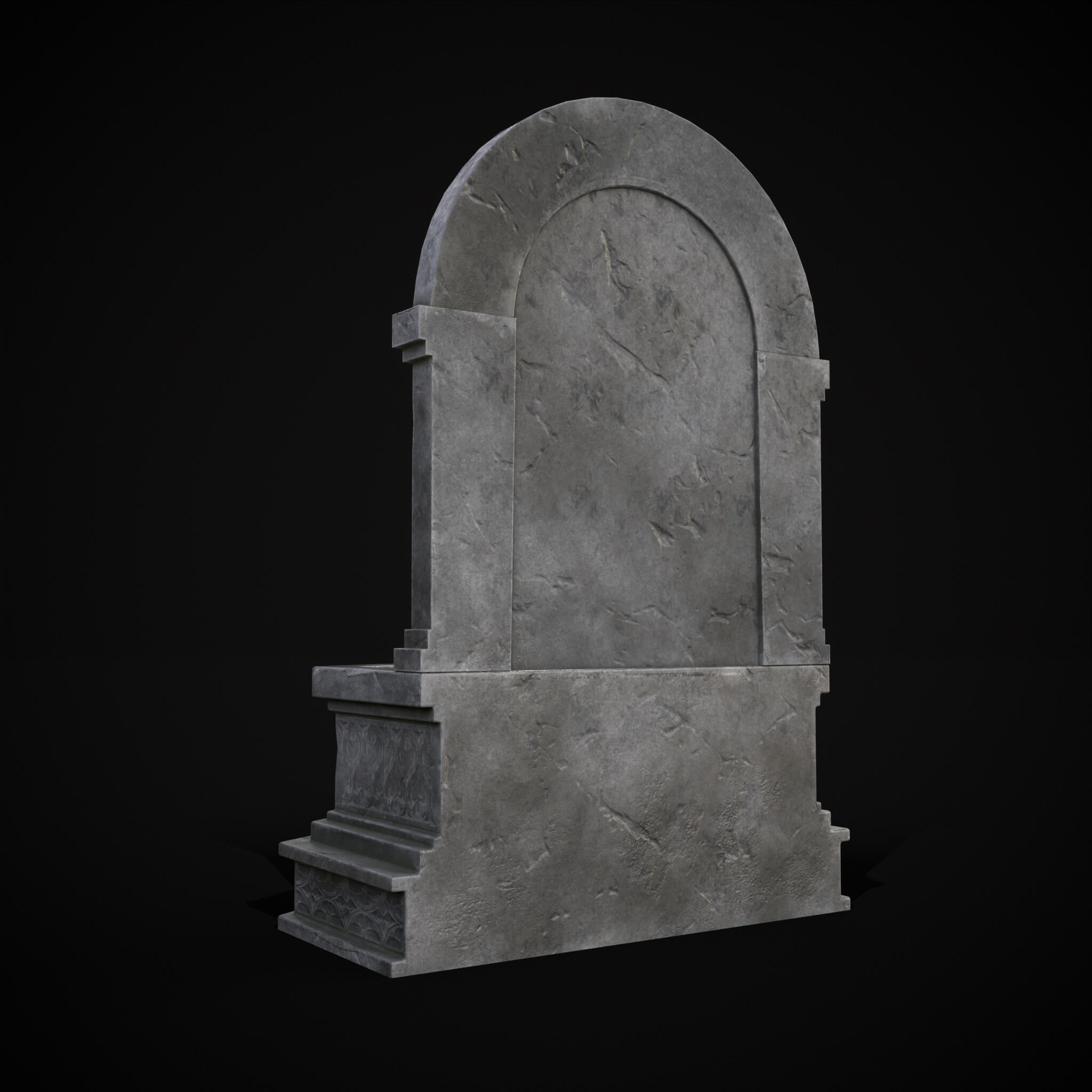 Gothic Wall Water Fountain - 3D Model by Get Dead Entertainment