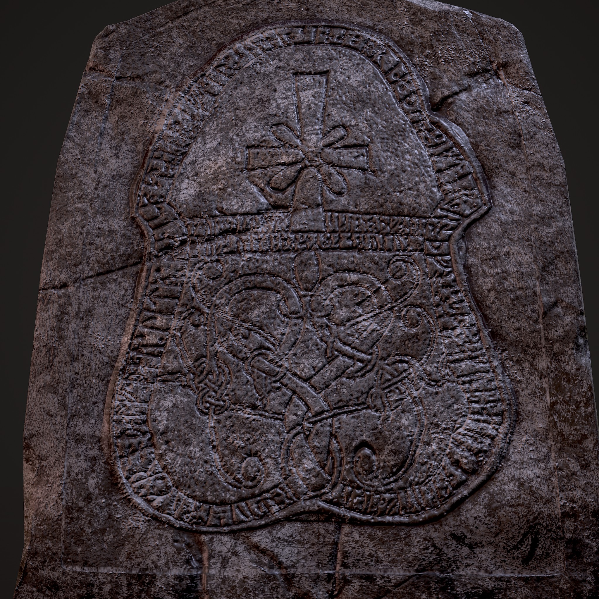 Gravestone Version 1 - 3D Model by Get Dead Entertainment