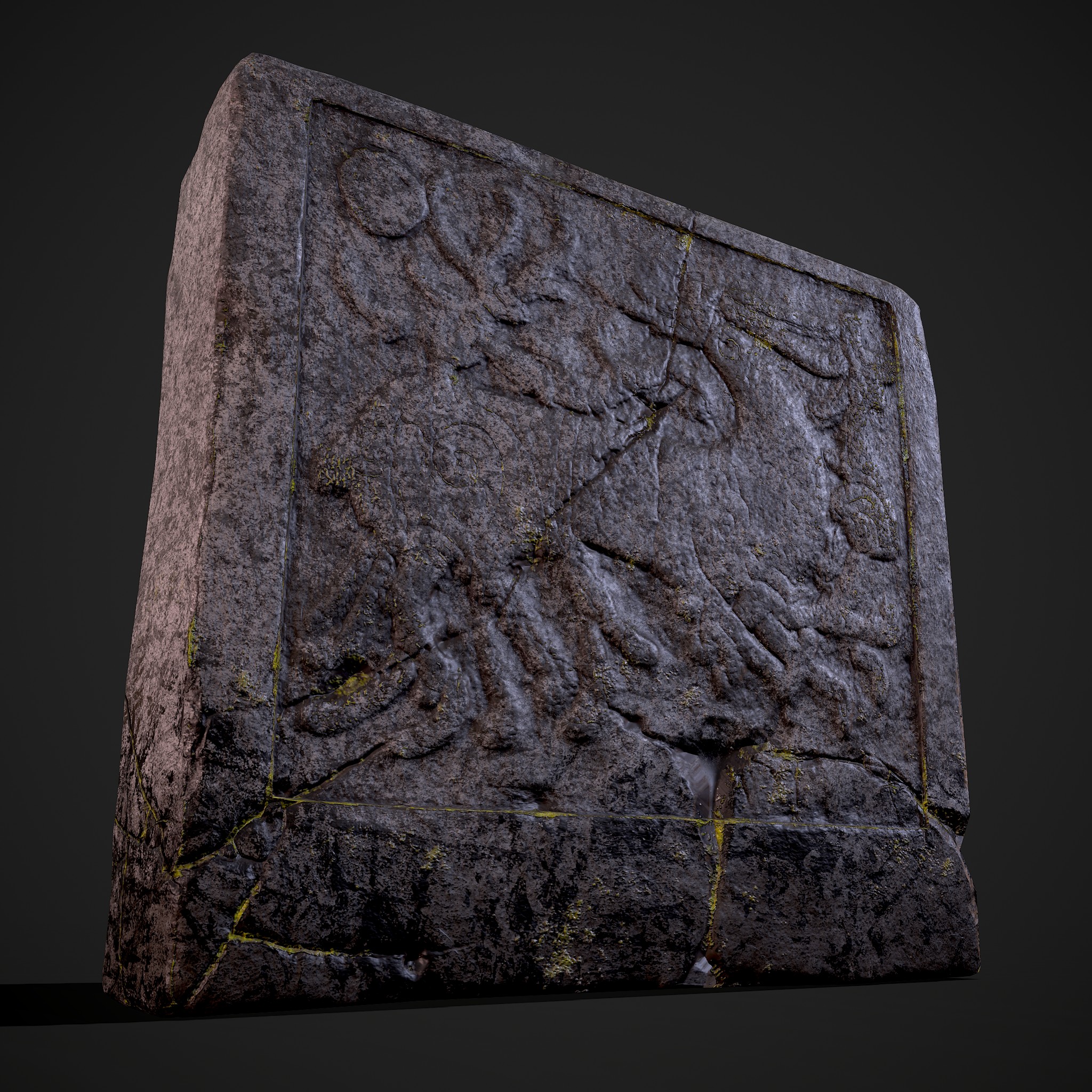 Gravestone Version 2 - 3D Model by Get Dead Entertainment