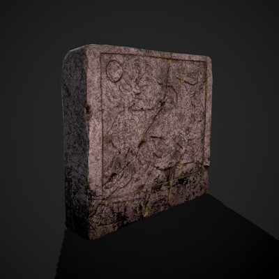 Gravestone Version 2 - 3D Model by Get Dead Entertainment