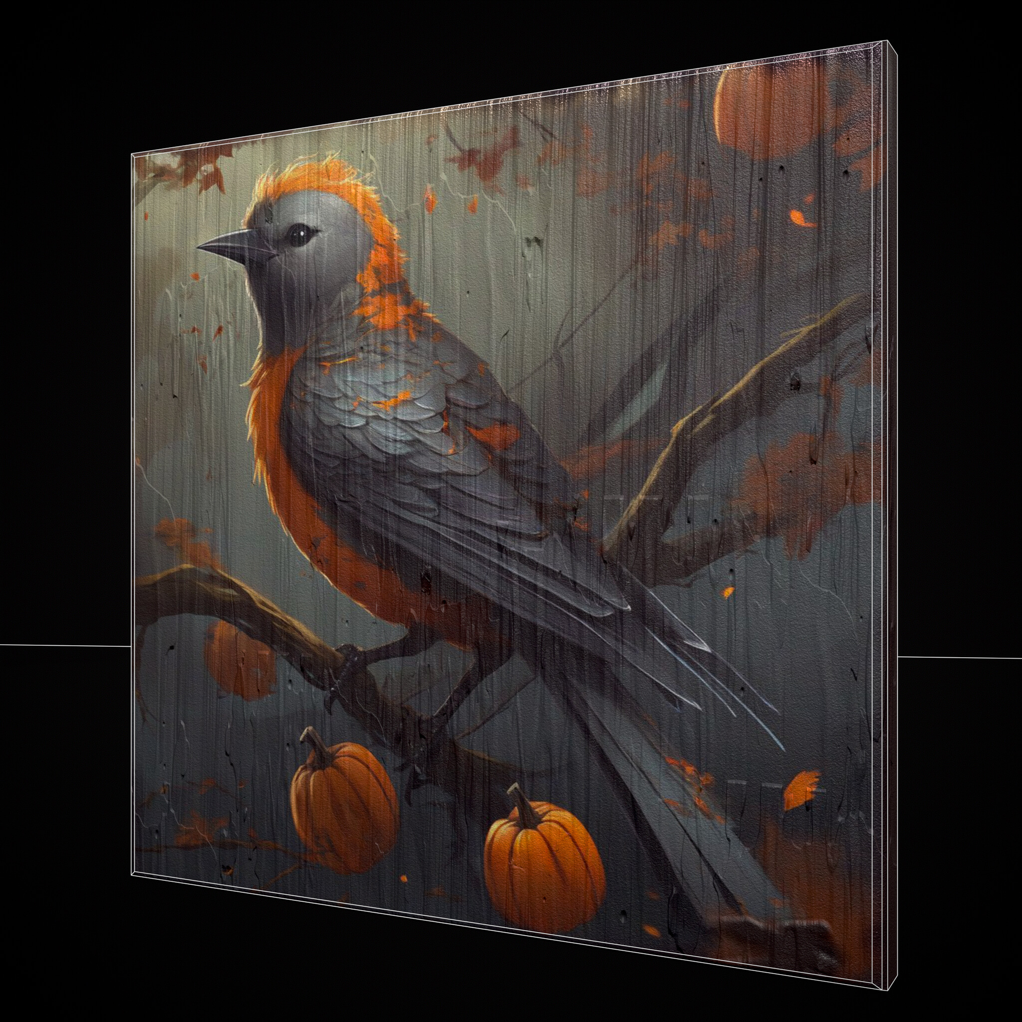 Halloween Bird Painting Version Six - 3D Model by Get Dead Entertainment