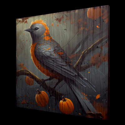 Halloween Bird Painting Version Six - 3D Model by Get Dead Entertainment