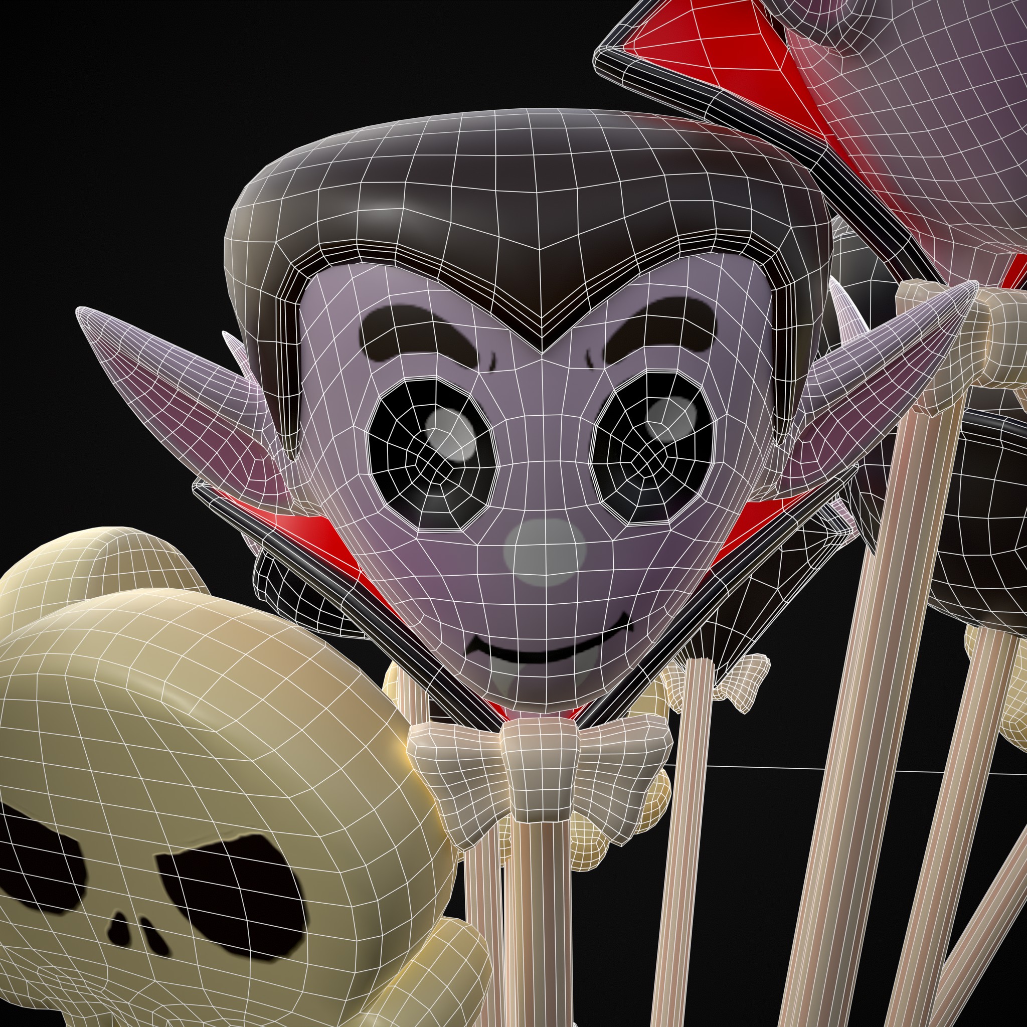 Halloween Cake Pop Promo Box-Package Free 3D Model by Get Dead ...