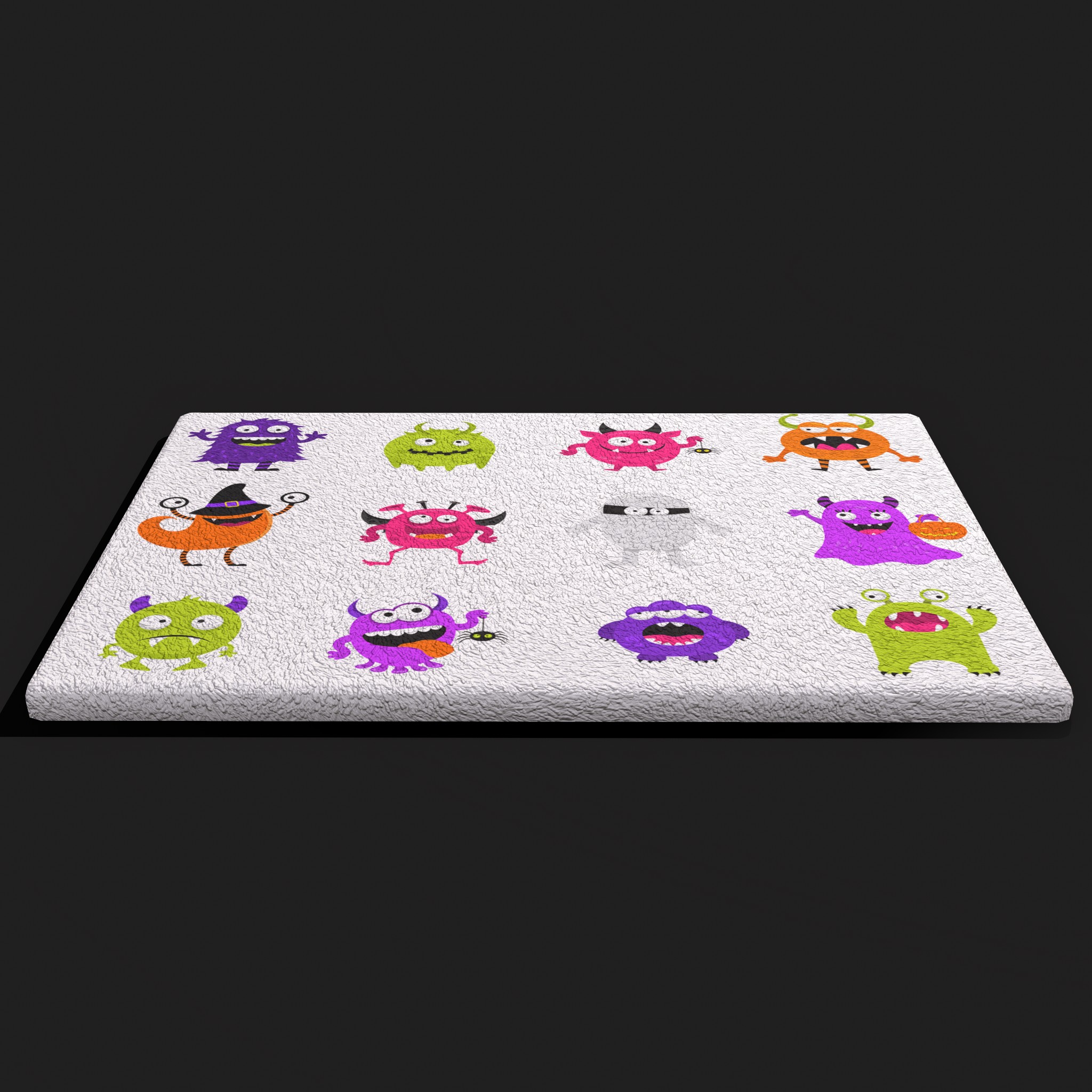 Halloween Monsters Decorative Mat - 3D Model by Get Dead Entertainment