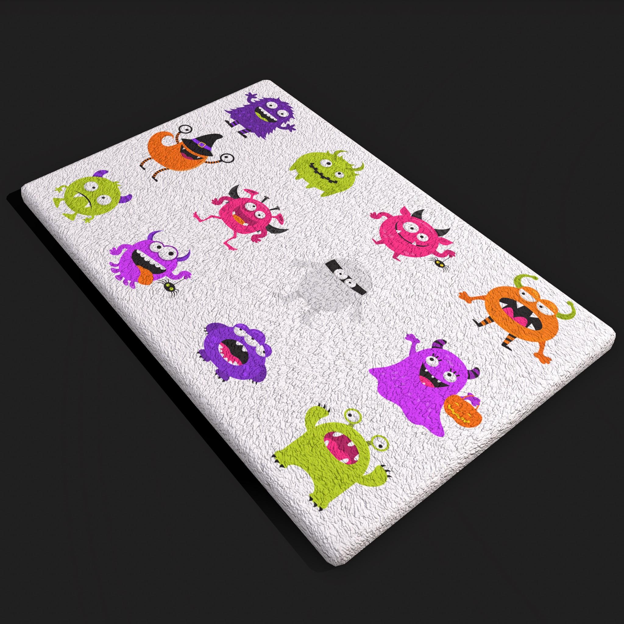 Halloween Monsters Decorative Mat - 3D Model by Get Dead Entertainment
