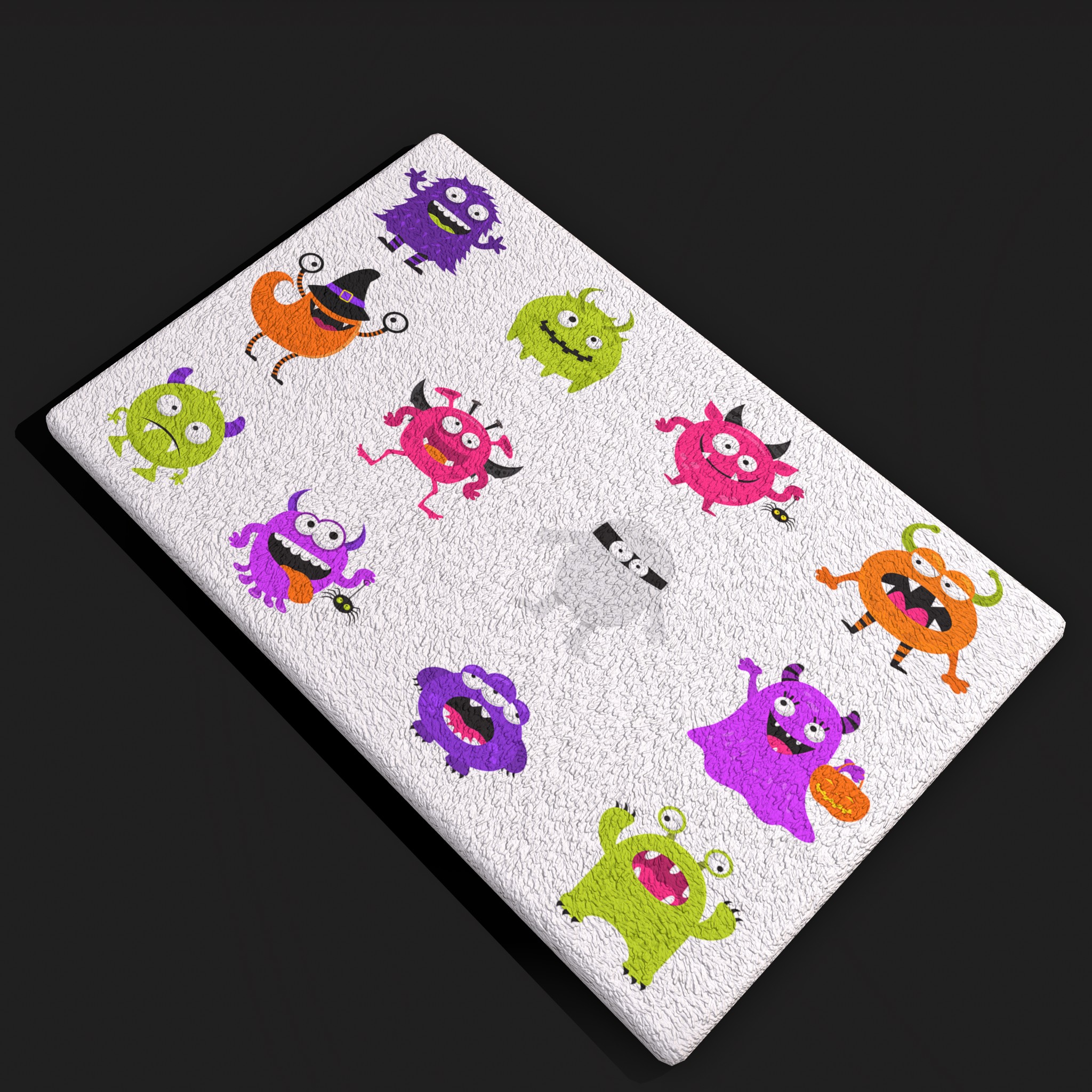 Halloween Monsters Decorative Mat - 3D Model by Get Dead Entertainment