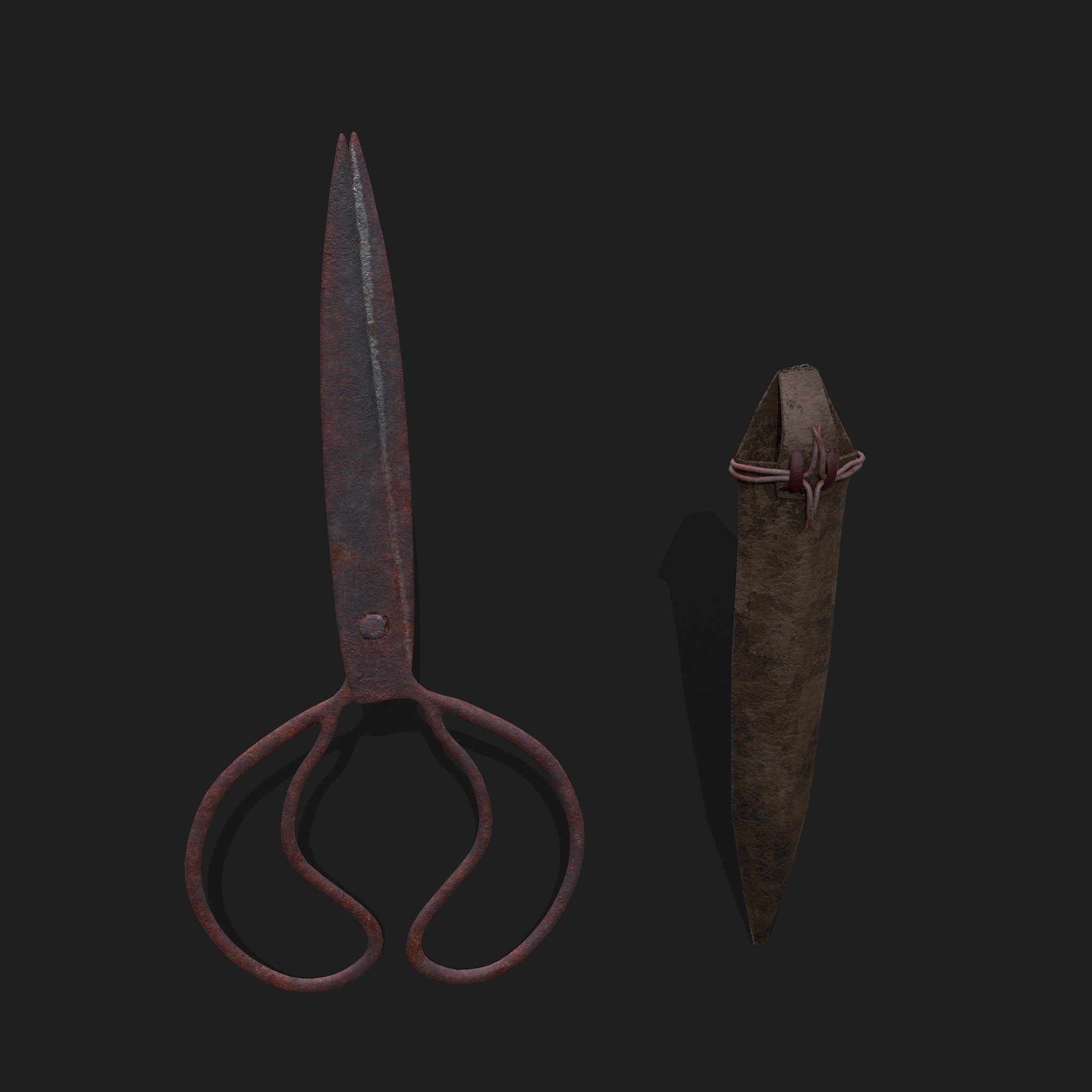 Hand Forged Scissors - 3D Model by Get Dead Entertainment