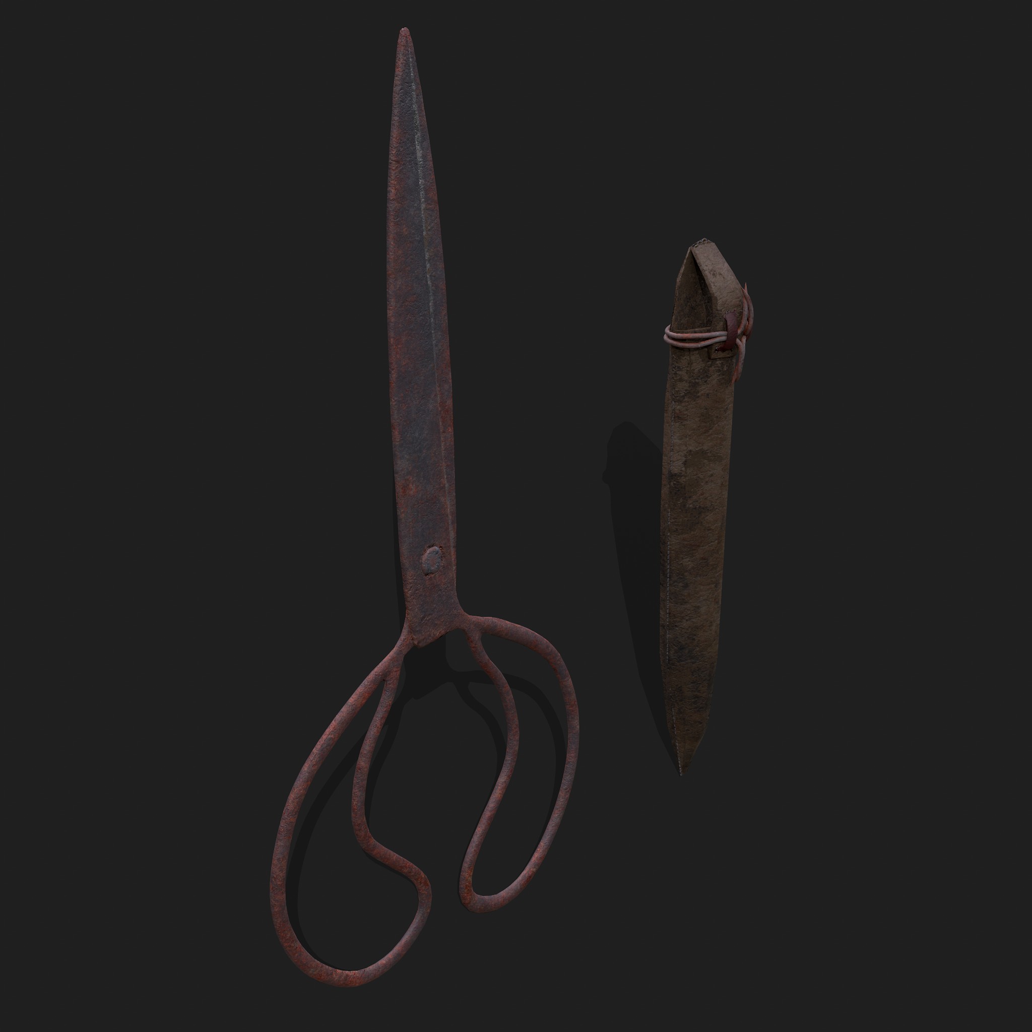 Hand Forged Scissors - 3D Model by Get Dead Entertainment