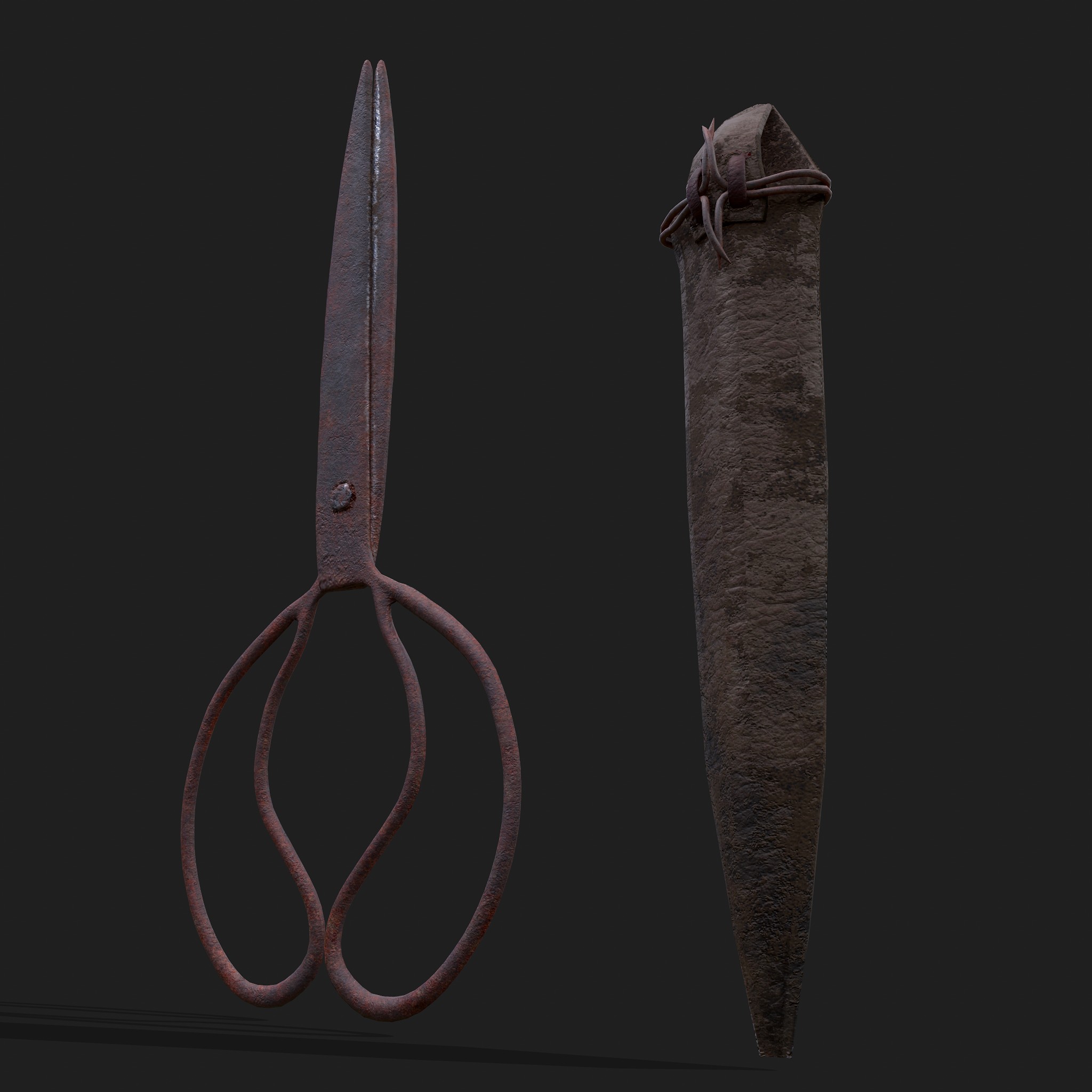 Hand Forged Scissors - 3D Model by Get Dead Entertainment