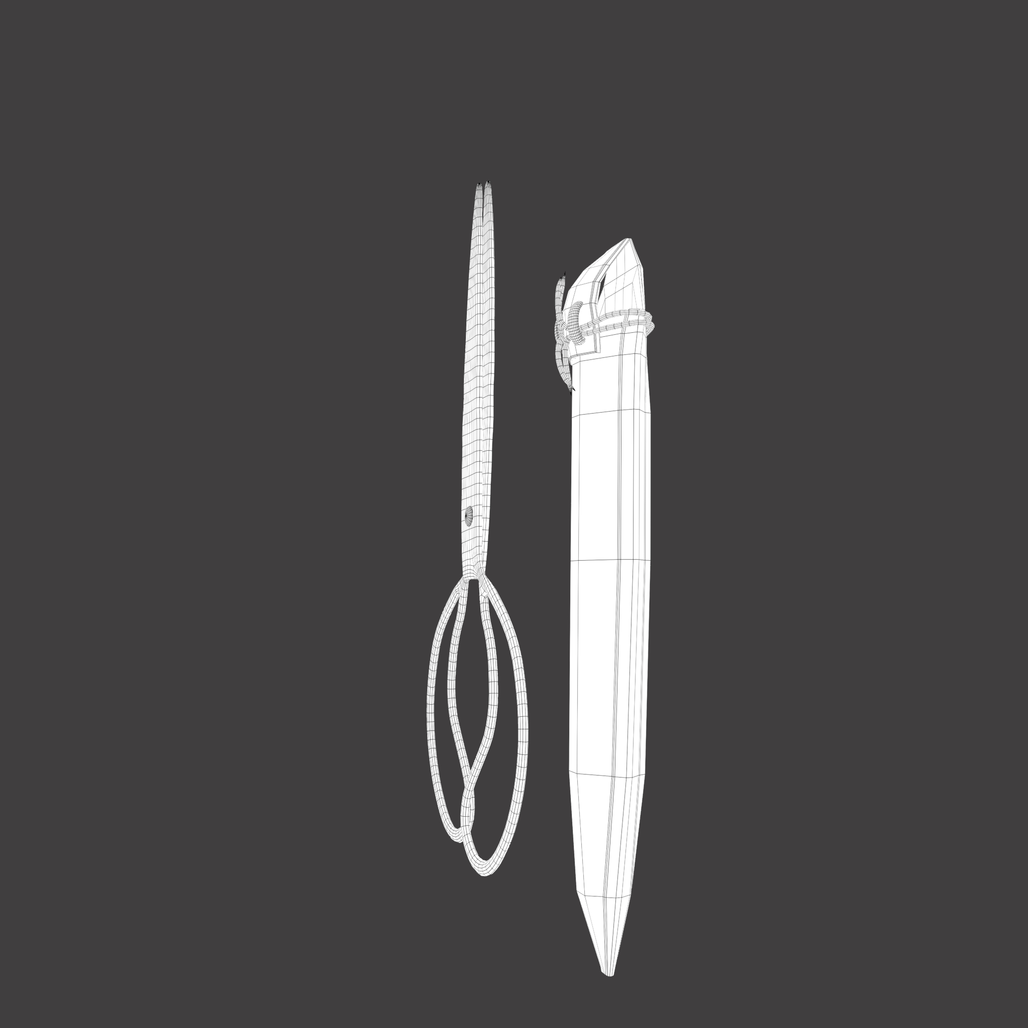 Hand Forged Scissors - 3D Model by Get Dead Entertainment