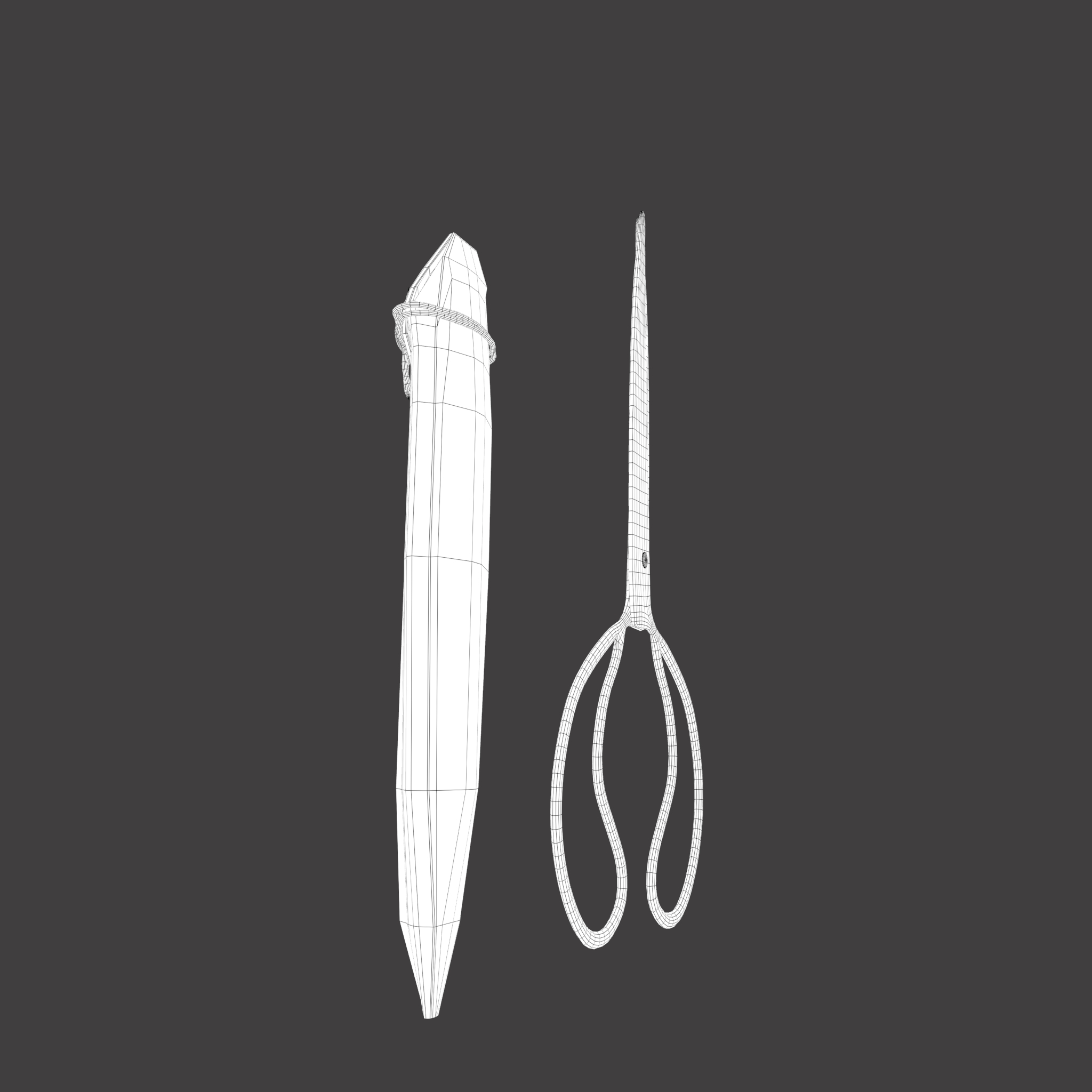 Hand Forged Scissors - 3D Model by Get Dead Entertainment