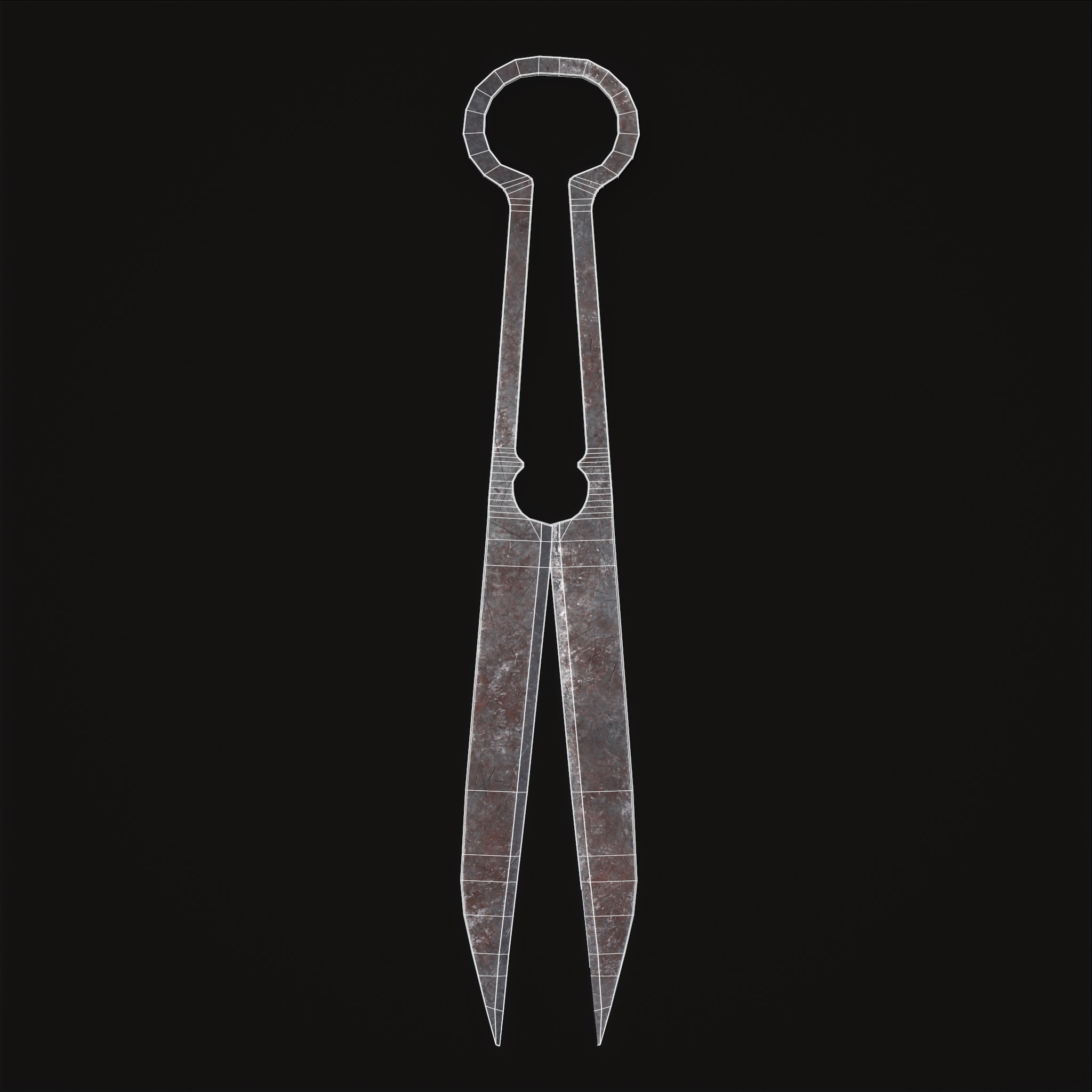 Hand Forged Spring Steel Medieval Shears - 3D Model by Get Dead ...