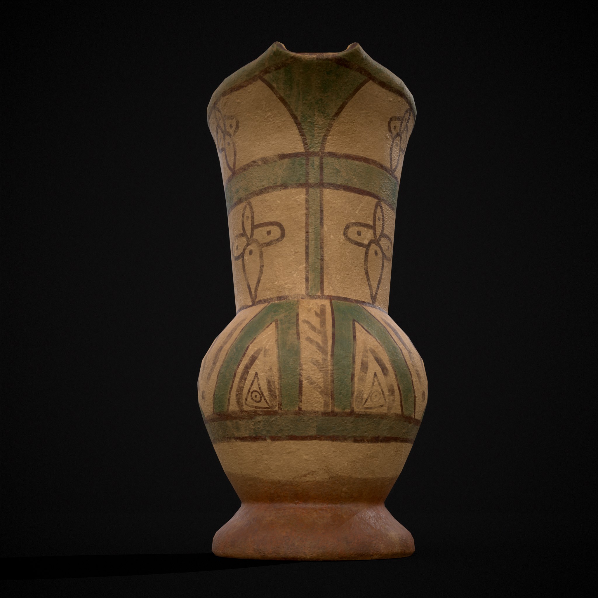 Hand Painted Amphora - 3D Model by Get Dead Entertainment