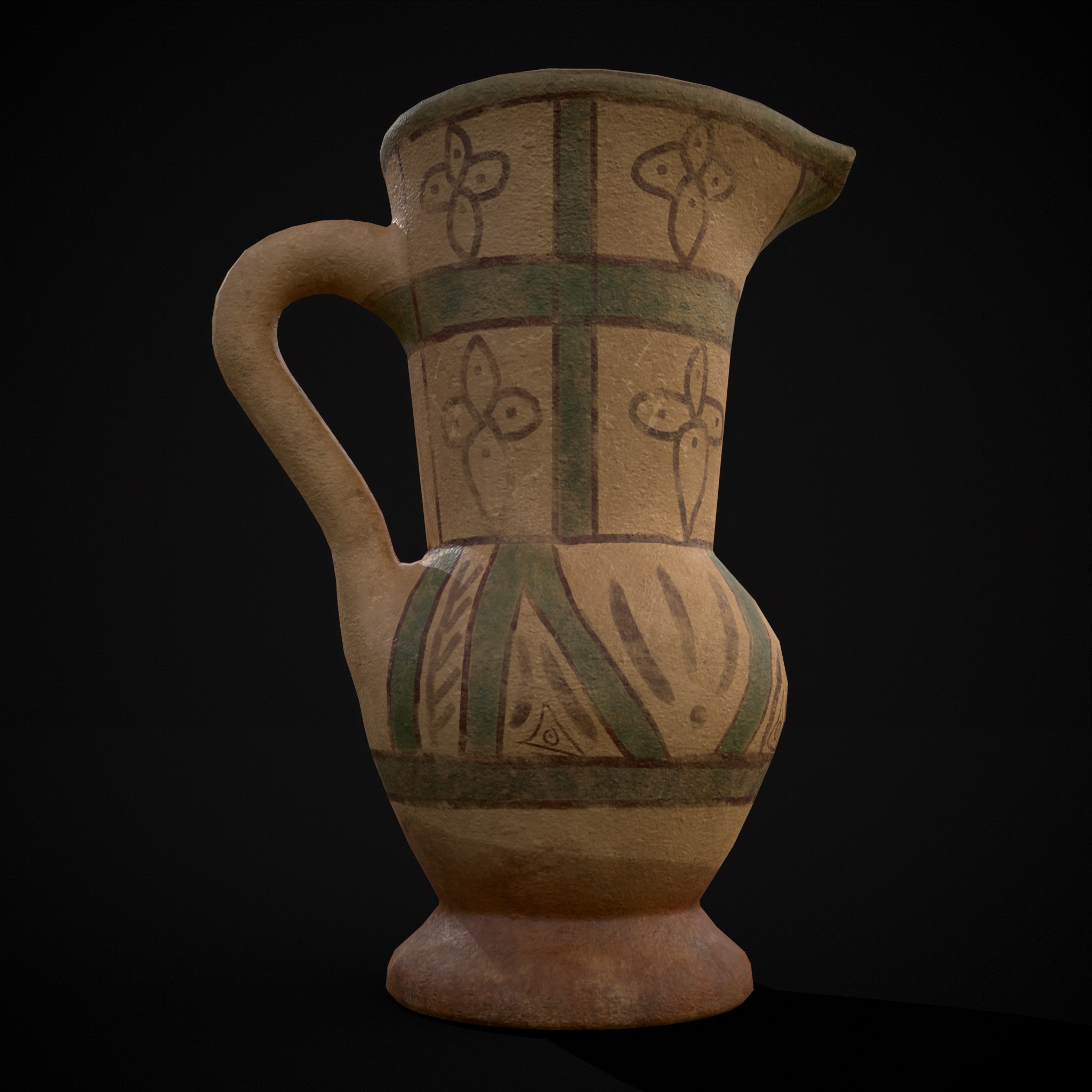 Hand Painted Amphora - 3D Model by Get Dead Entertainment