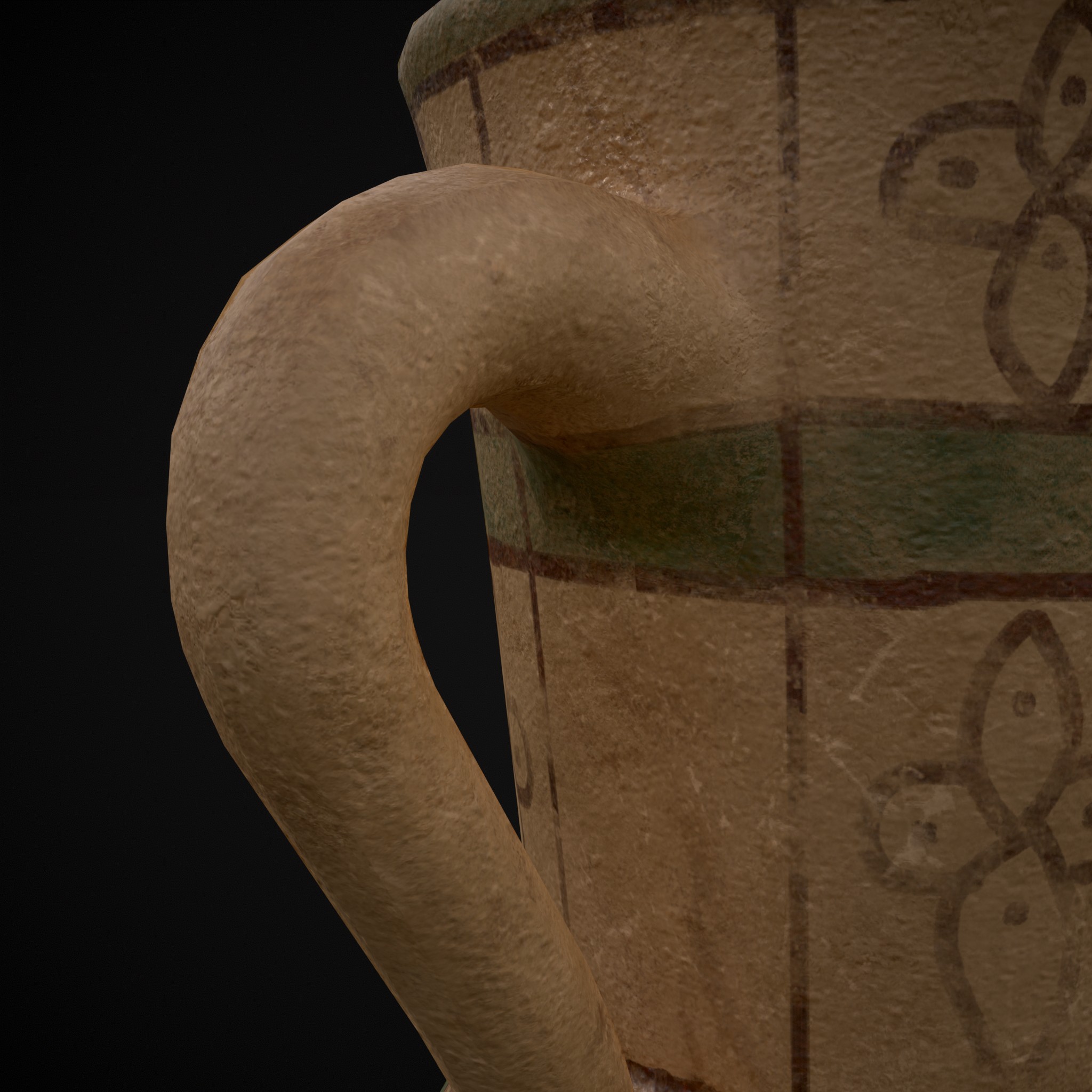 Hand Painted Amphora - 3D Model by Get Dead Entertainment