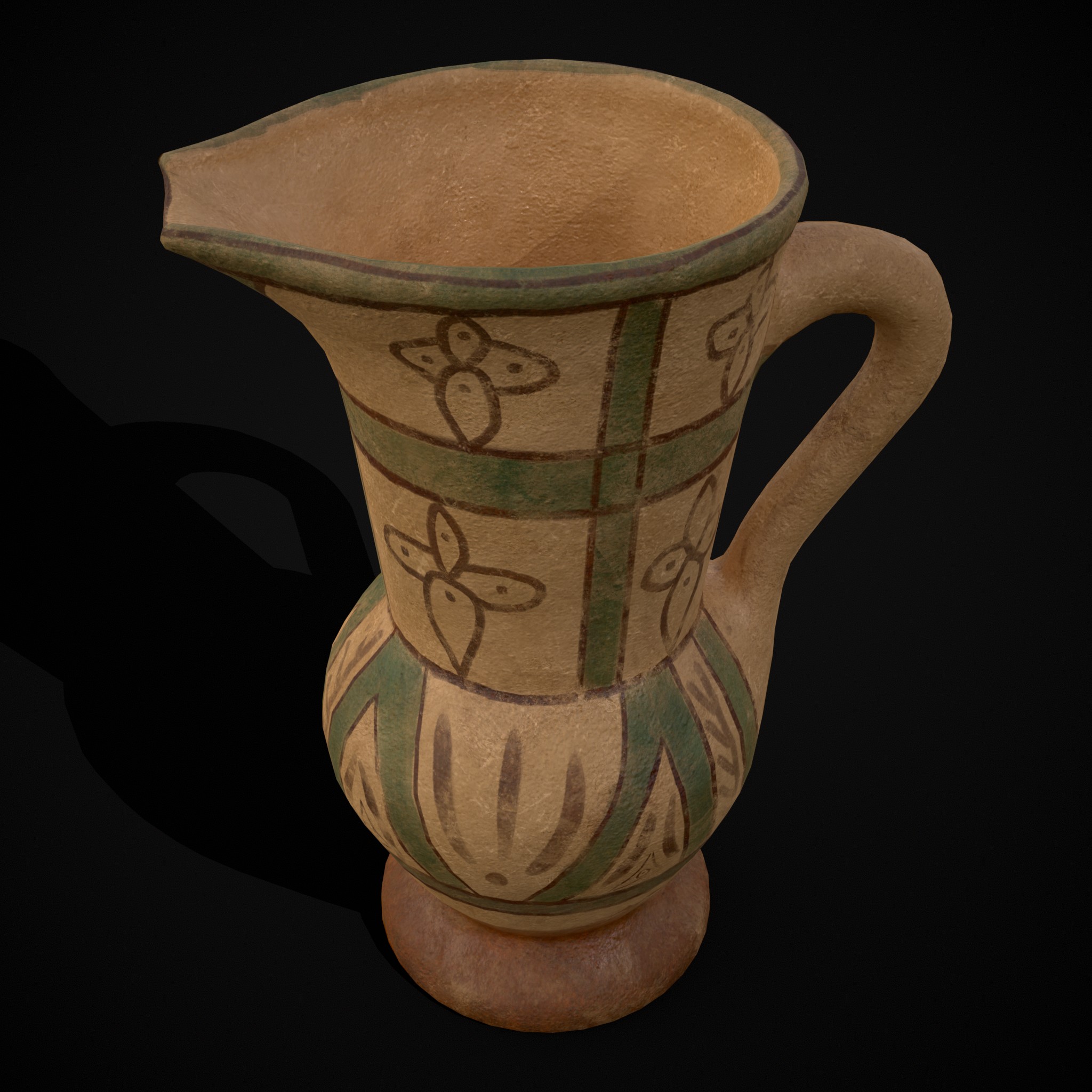 Hand Painted Amphora - 3D Model by Get Dead Entertainment