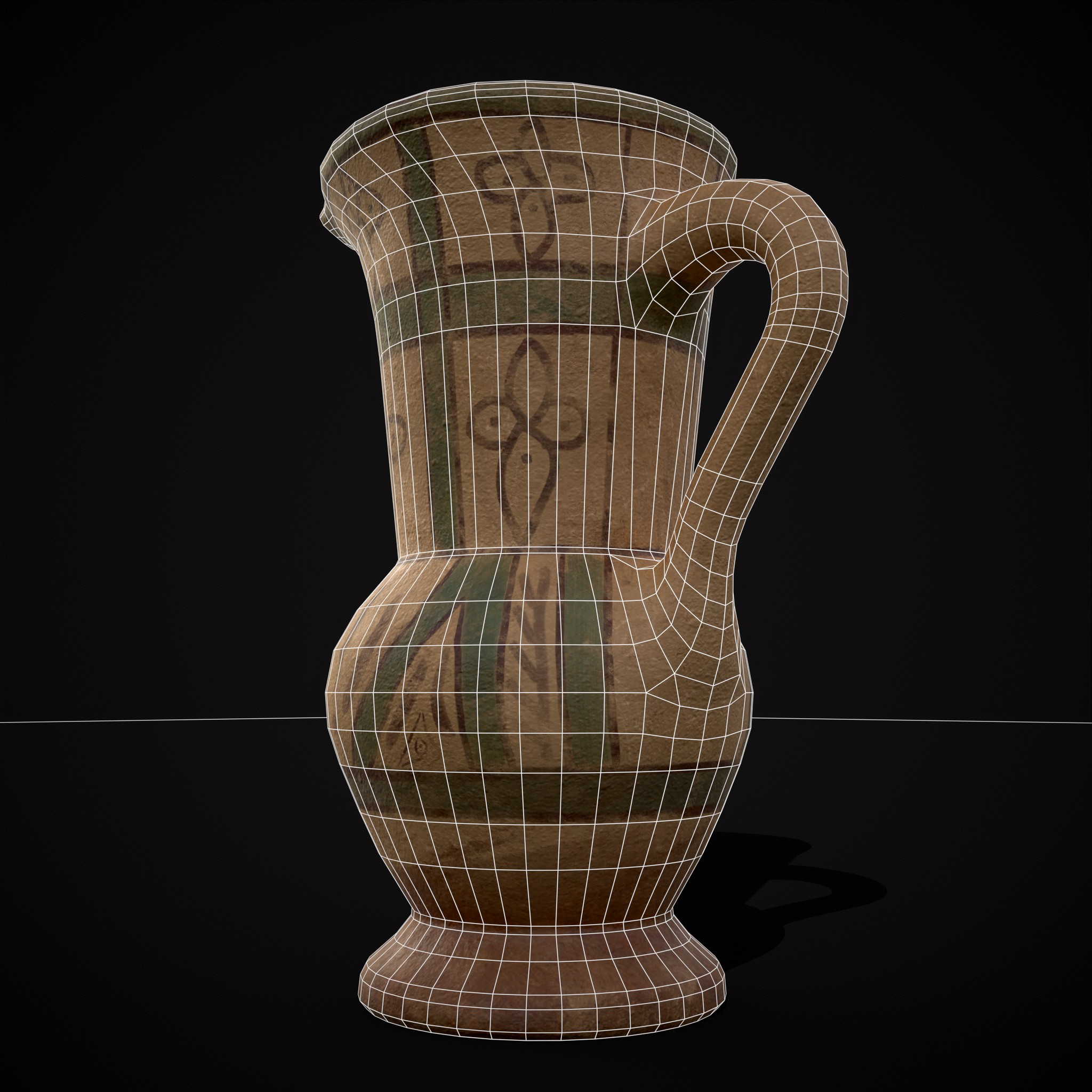 Hand Painted Amphora - 3D Model by Get Dead Entertainment