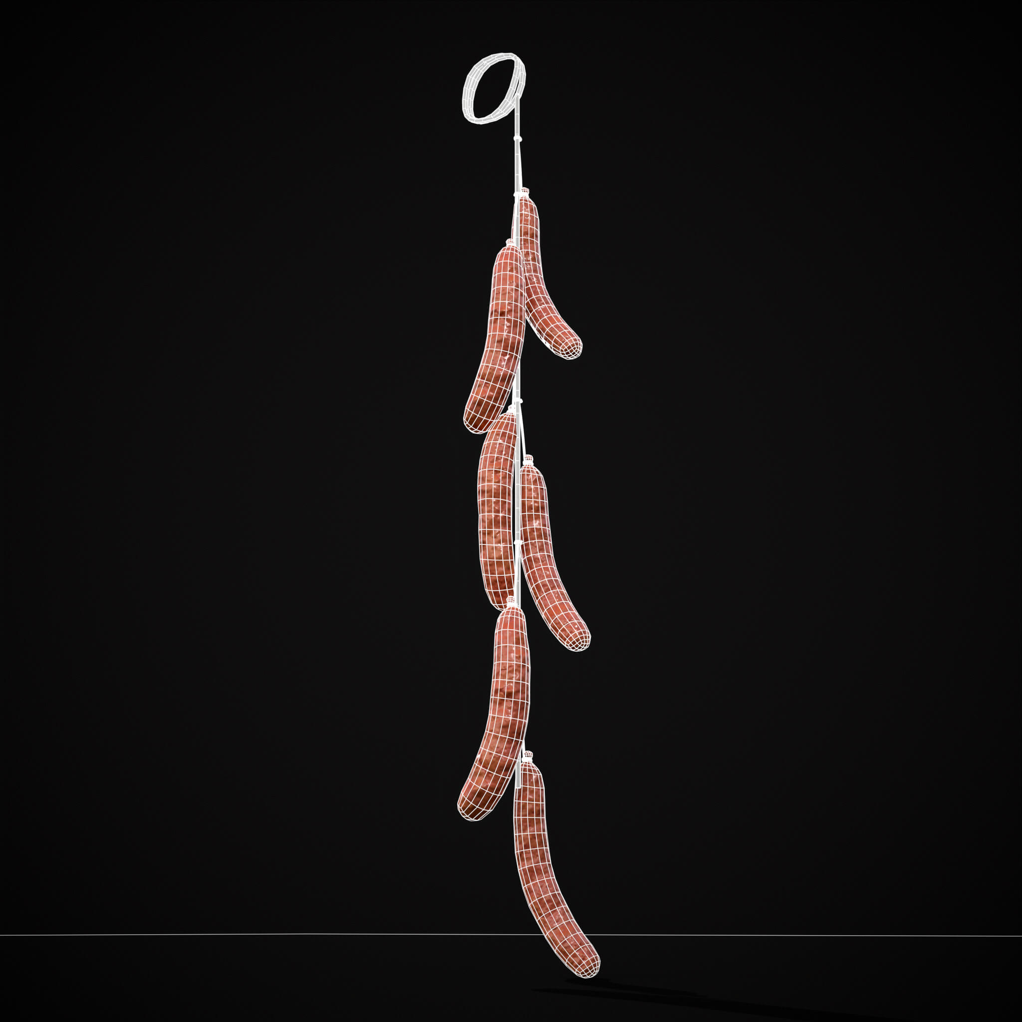 Hanging Chicken Sausage - 3D Model by Get Dead Entertainment