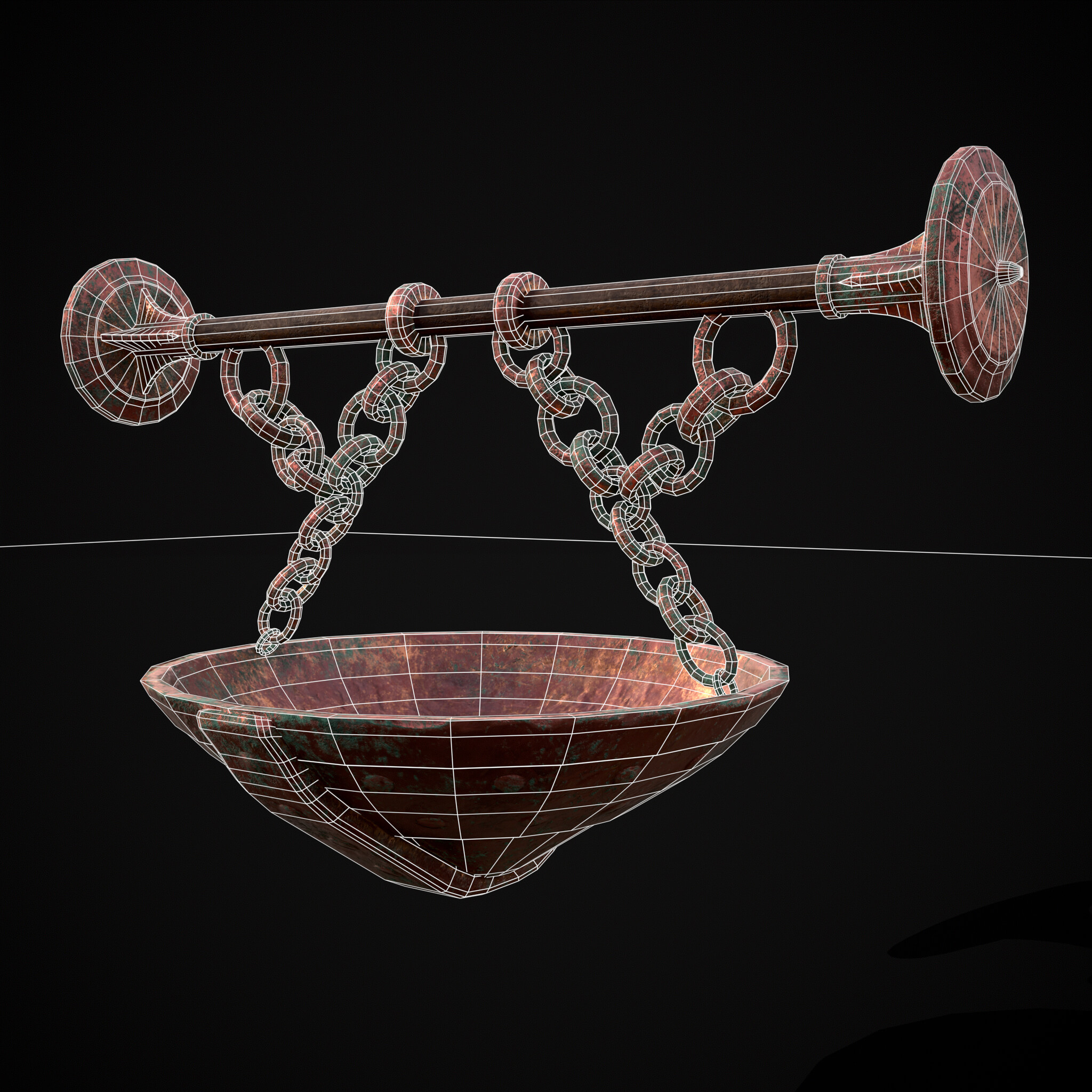 Hanging Copper Cauldron - 3D Model by Get Dead Entertainment