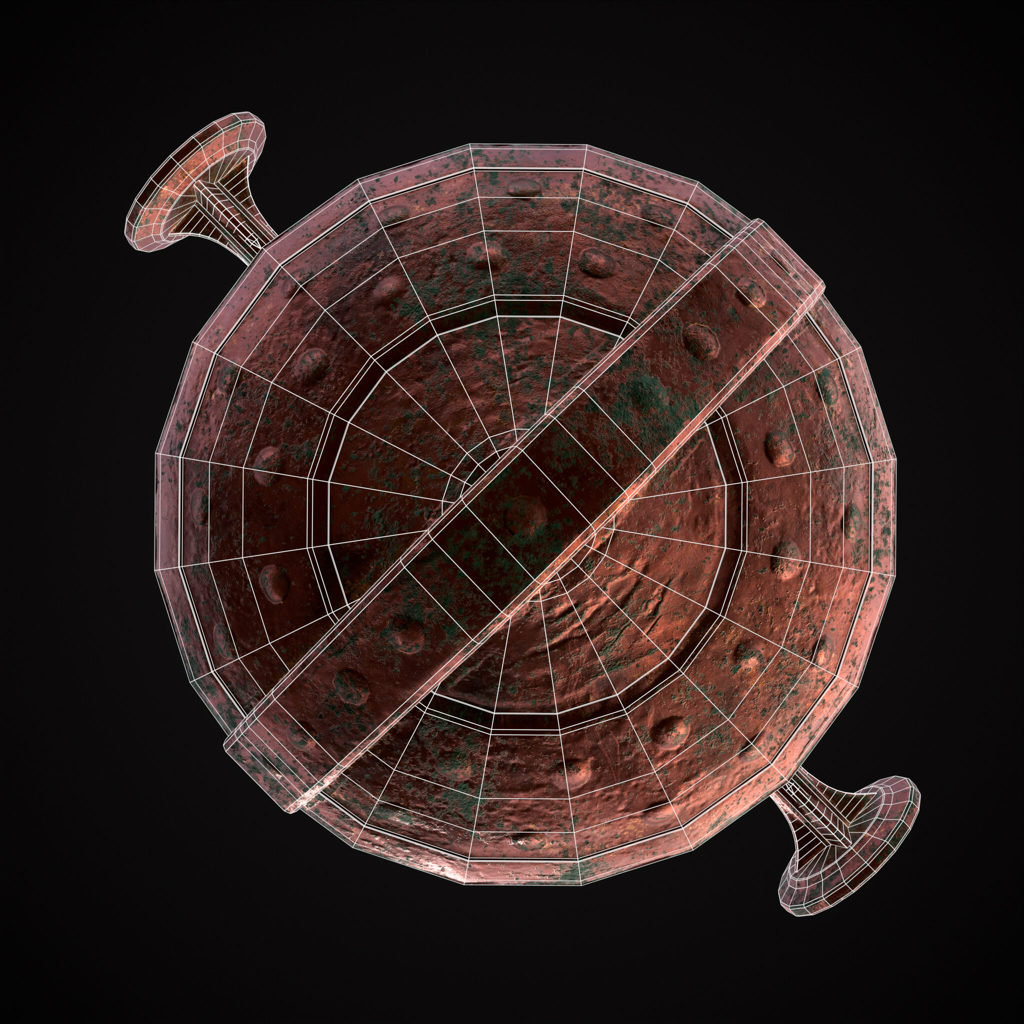 Hanging Copper Cauldron - 3D Model by Get Dead Entertainment