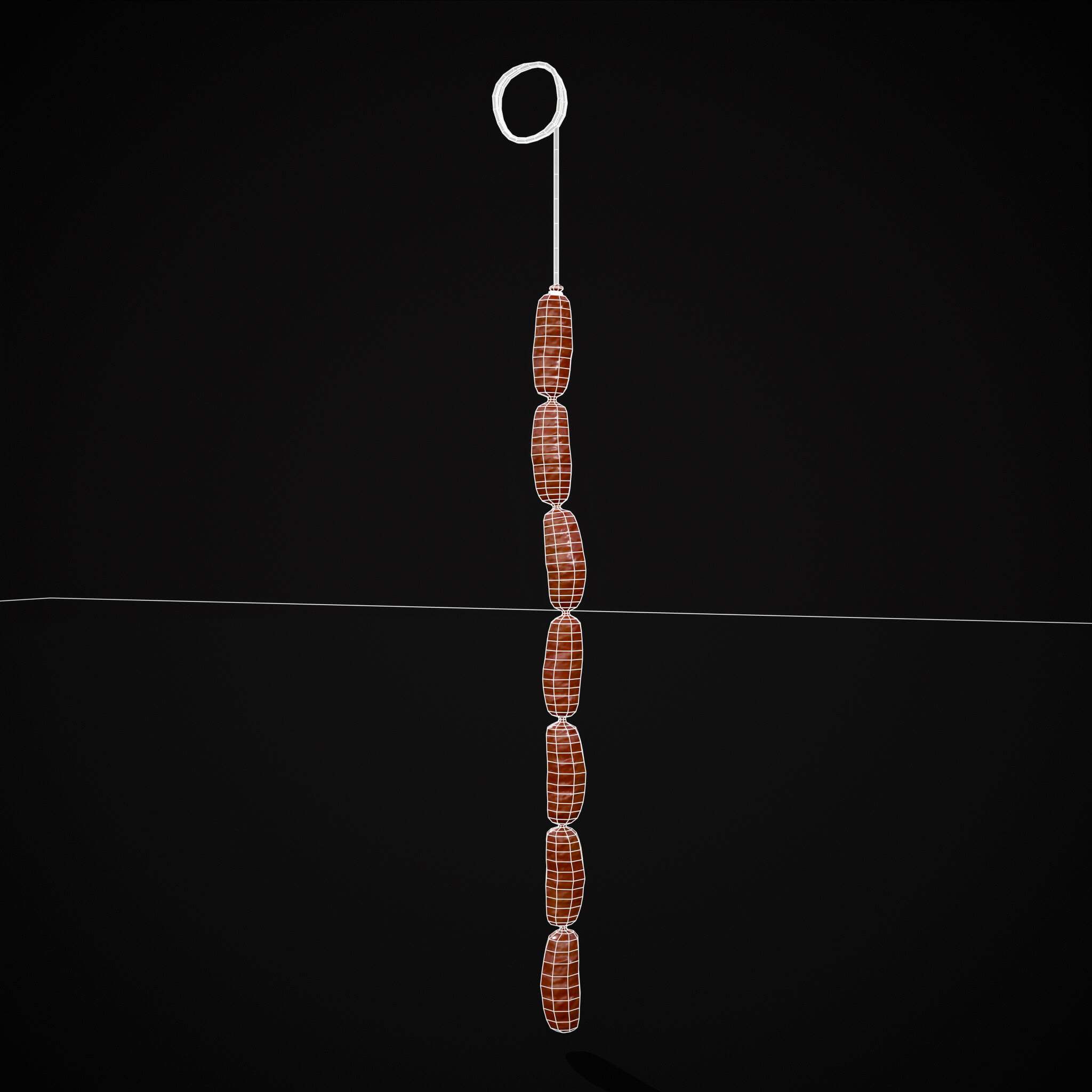 Hanging English Sausage Link - 3D Model by Get Dead Entertainment
