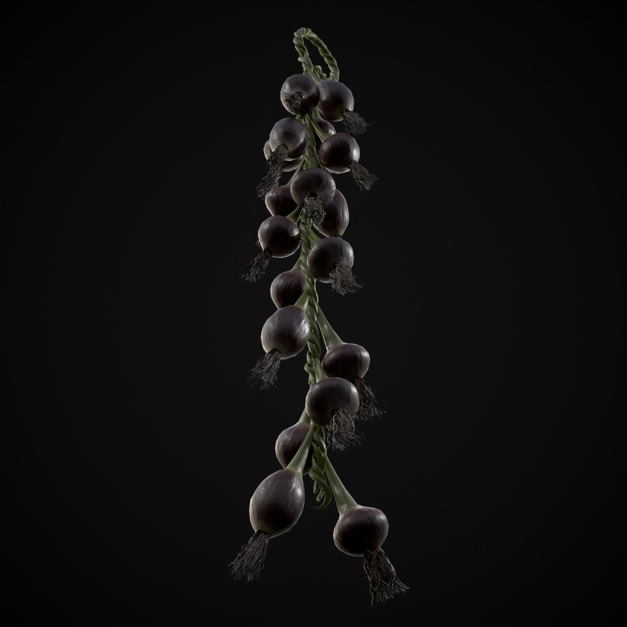 Hanging Red Onions - 3D Model by Get Dead Entertainment