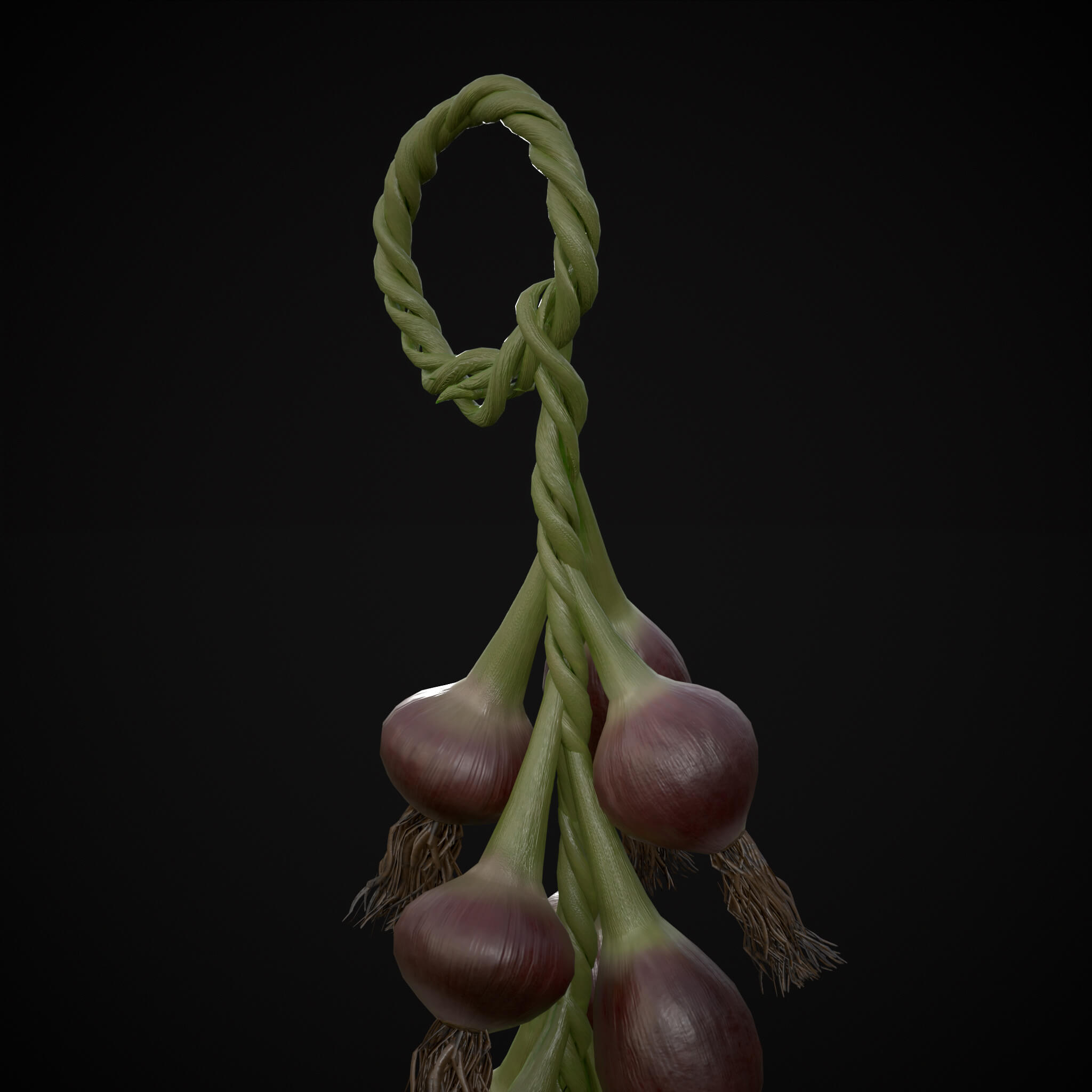 Hanging Red Onions - 3D Model by Get Dead Entertainment