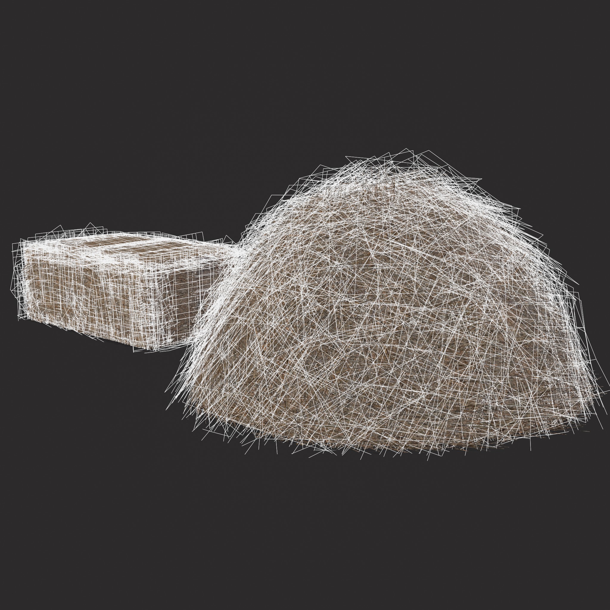 Hay Bales Duo - 3D Model by Get Dead Entertainment