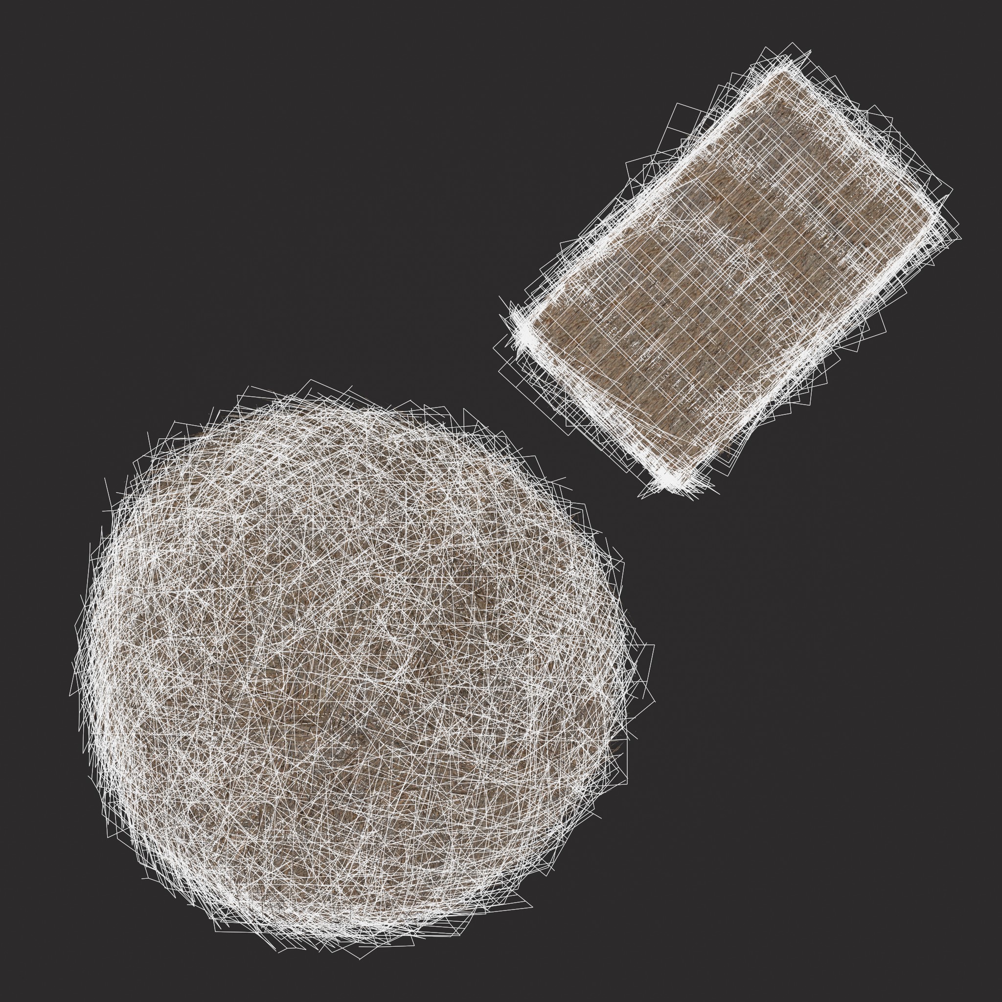 Hay Bales Duo - 3D Model by Get Dead Entertainment