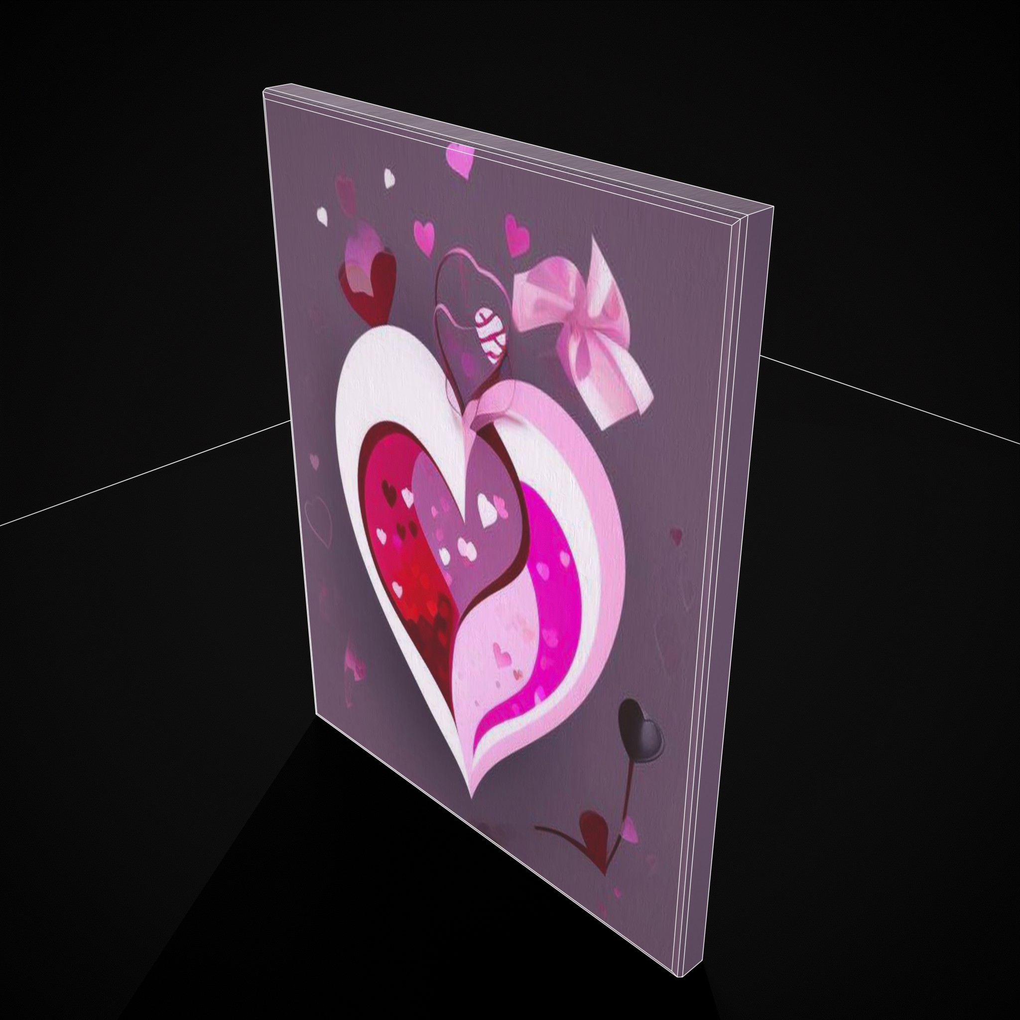 Heart of Hearts Painting - 3D Model by Get Dead Entertainment