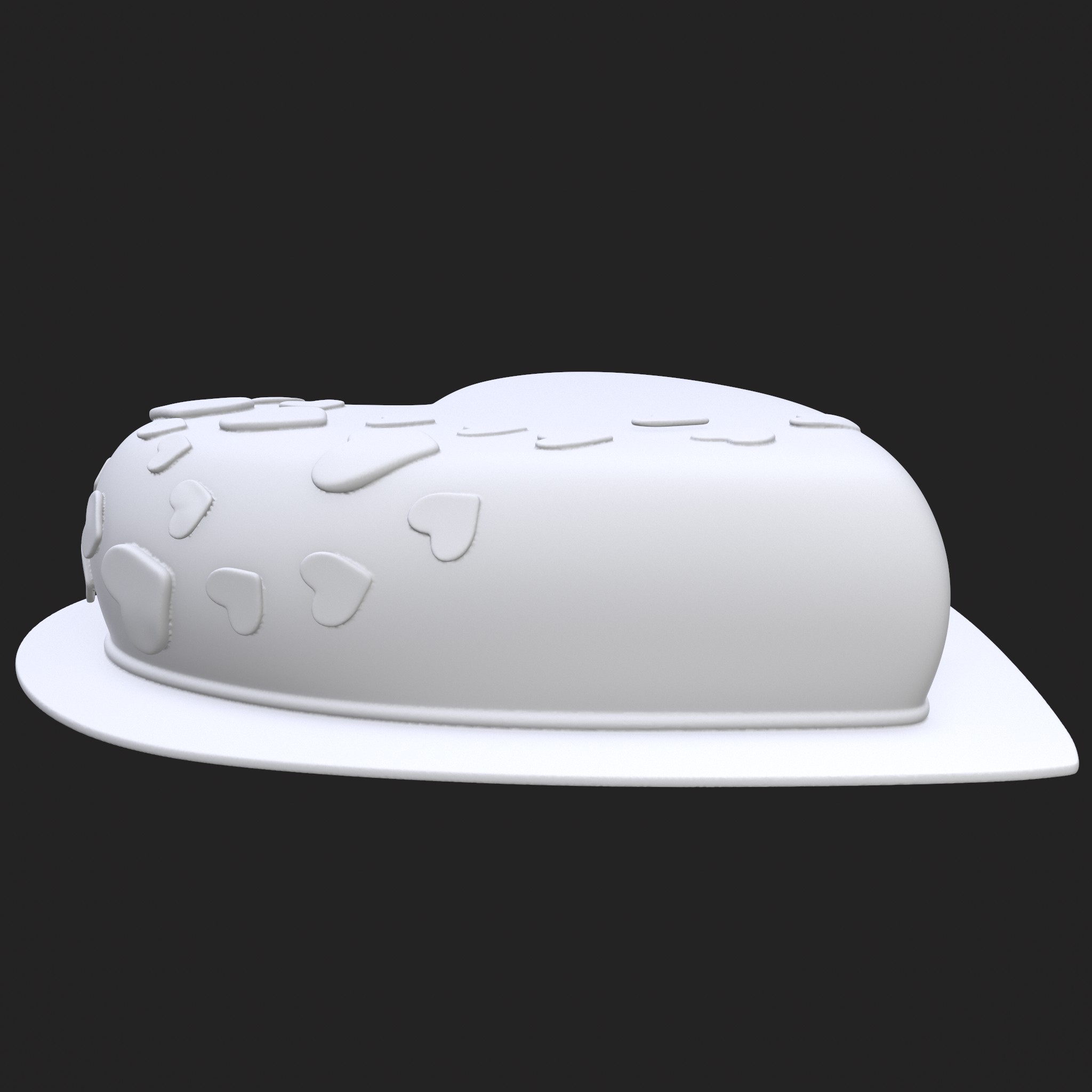 Heart Shaped Cake - 3D Model by Get Dead Entertainment