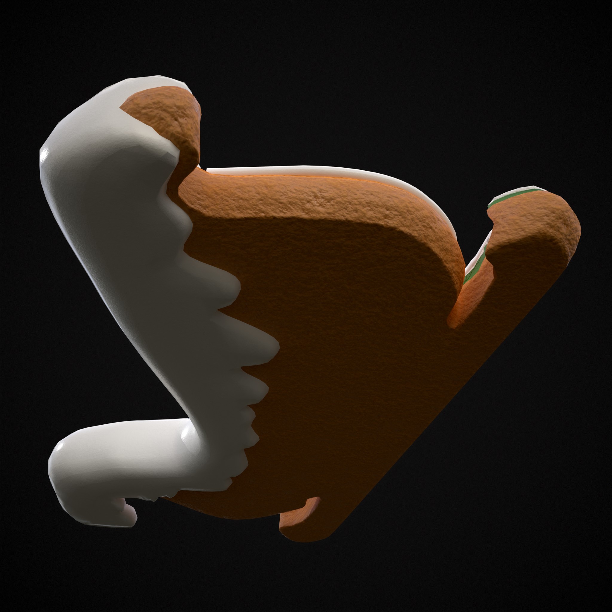 Holiday Sleigh Decorated Cookie - 3D Model by Get Dead Entertainment