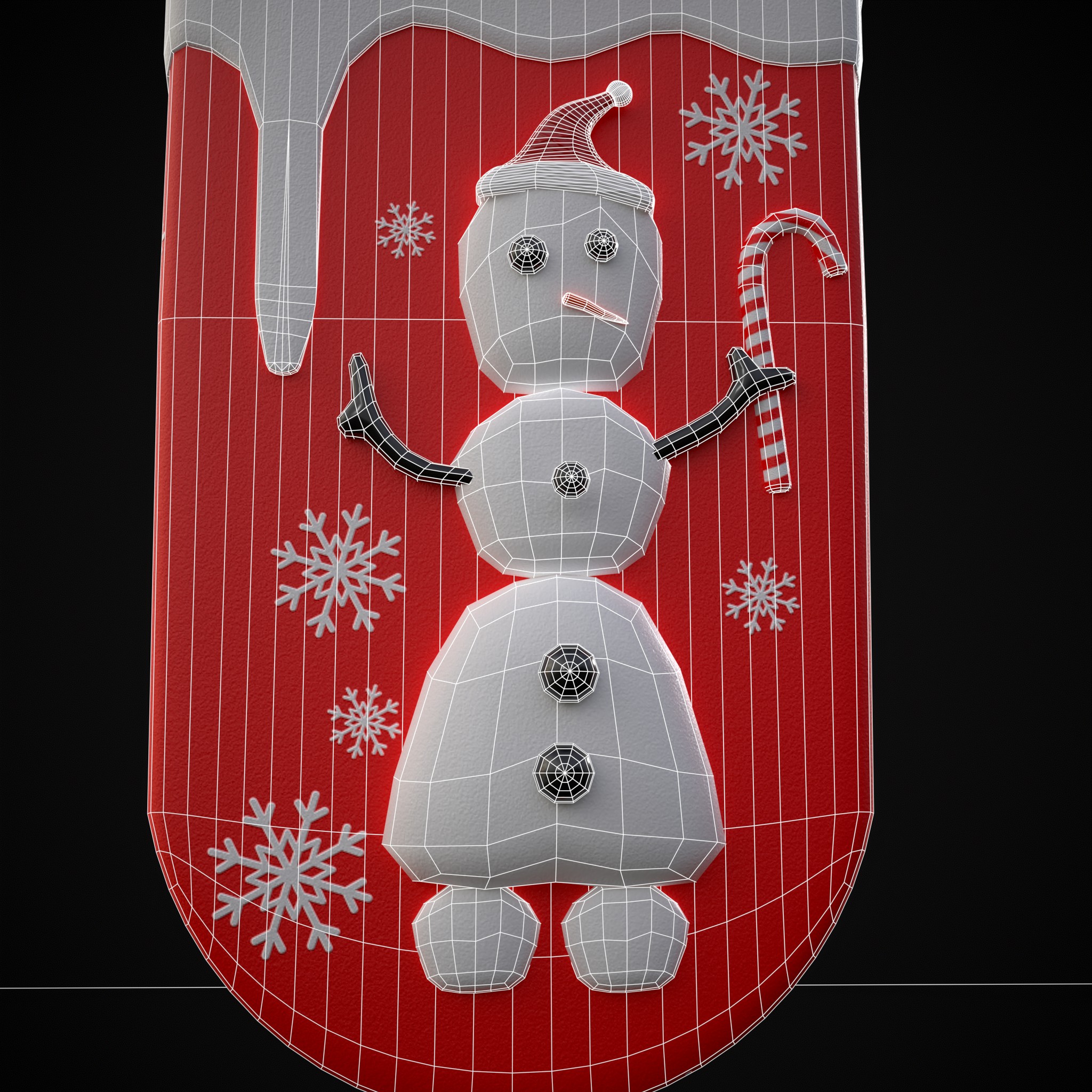 Ice Cream on a Stick Snowman - 3D Model by Get Dead Entertainment