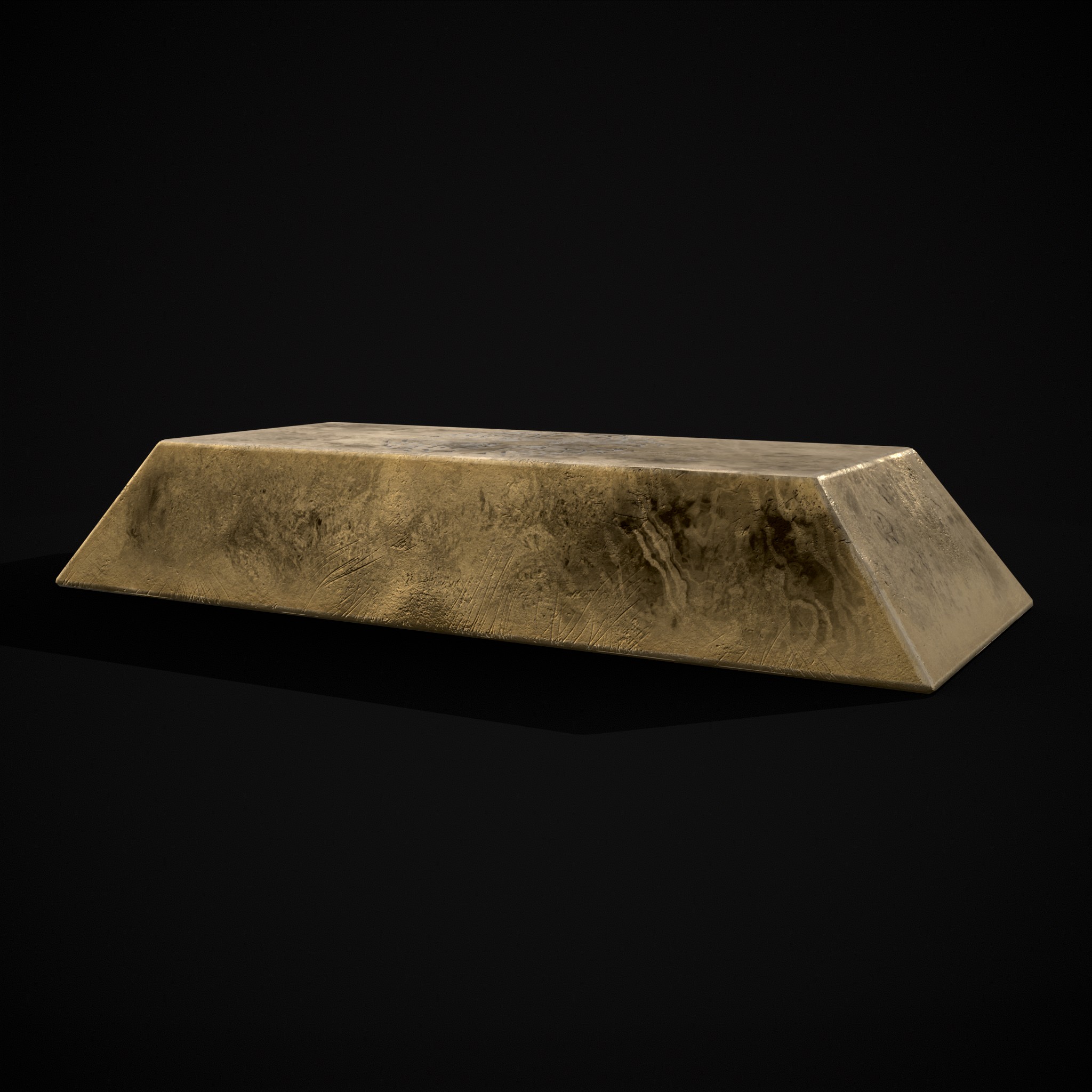 Inlaid Gold Bar - 3D Model by Get Dead Entertainment