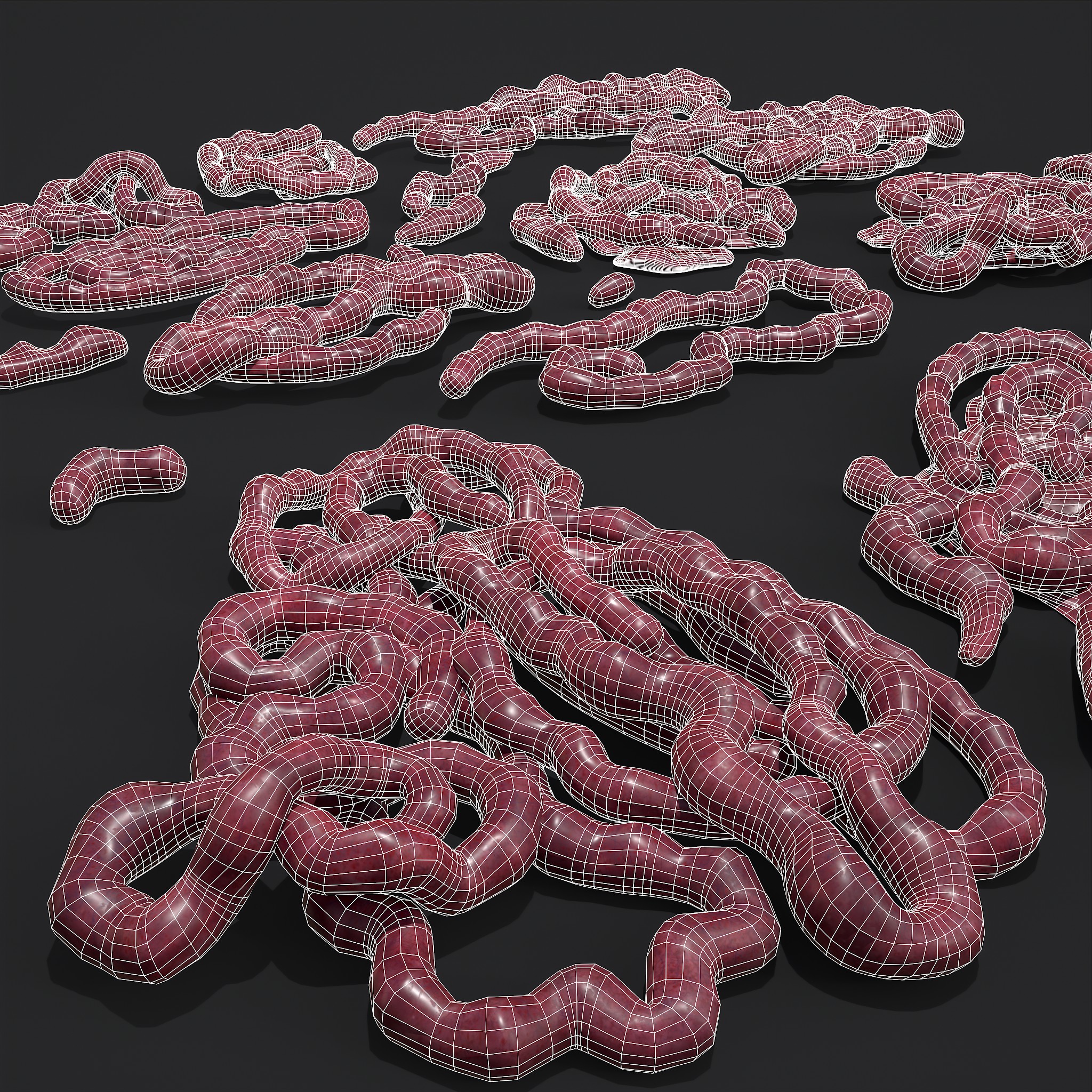 Intestines Piles - 3D Model by Get Dead Entertainment