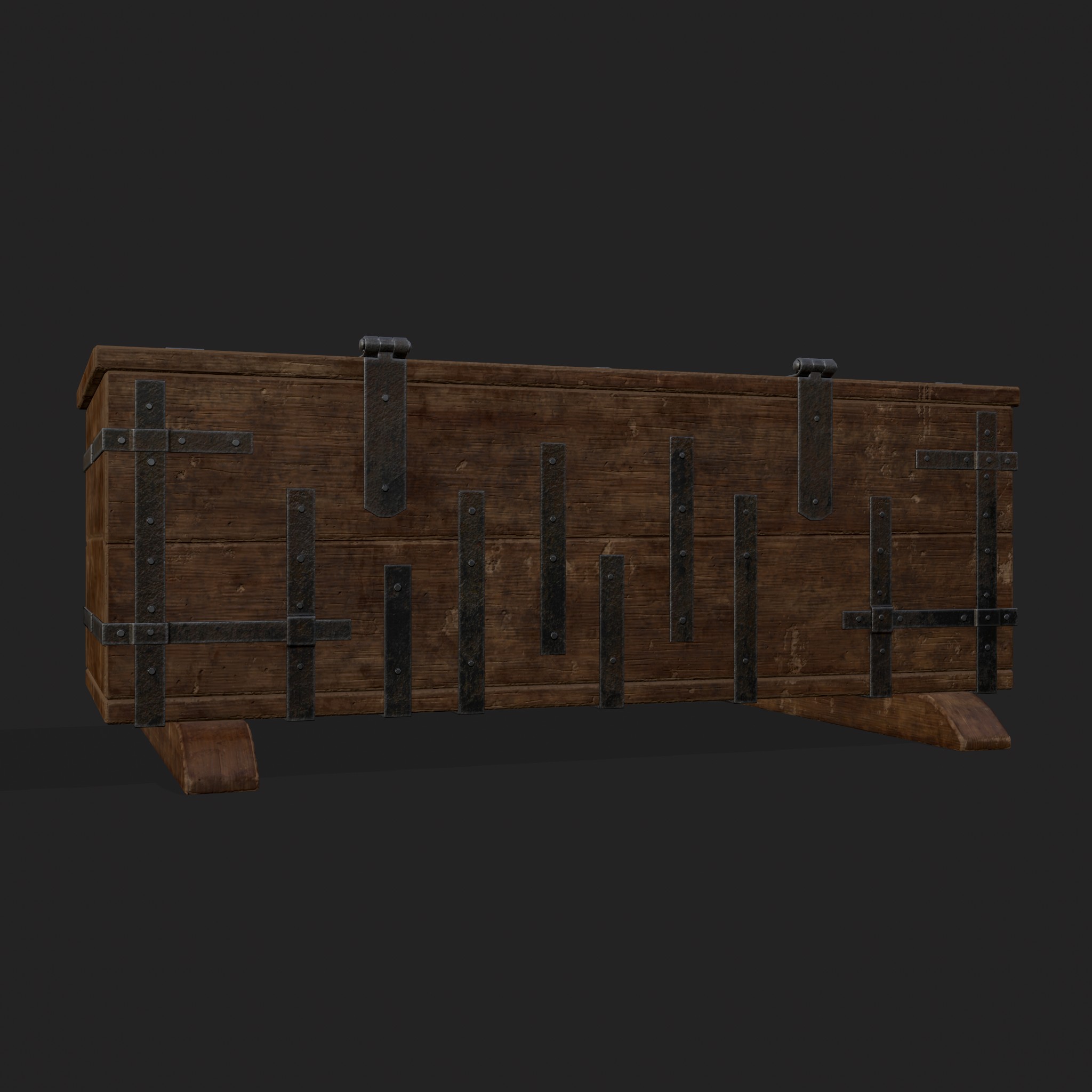 Iron Bound Chest - 3D Model by Get Dead Entertainment