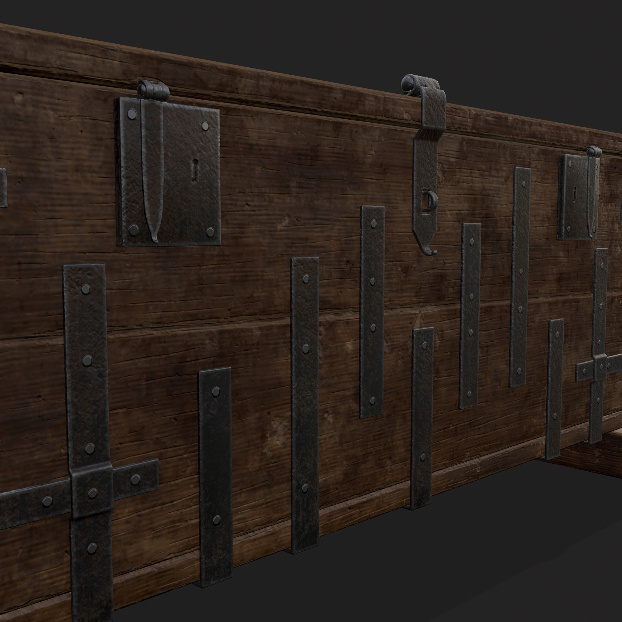 Iron Bound Chest - 3D Model by Get Dead Entertainment