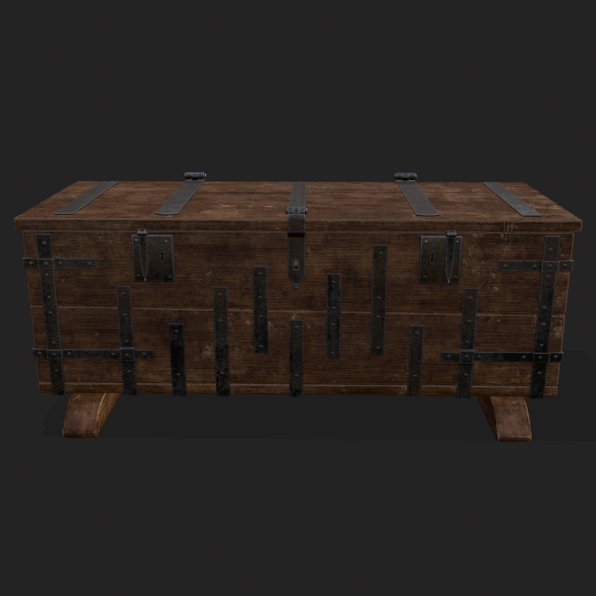 Iron Bound Chest - 3D Model by Get Dead Entertainment